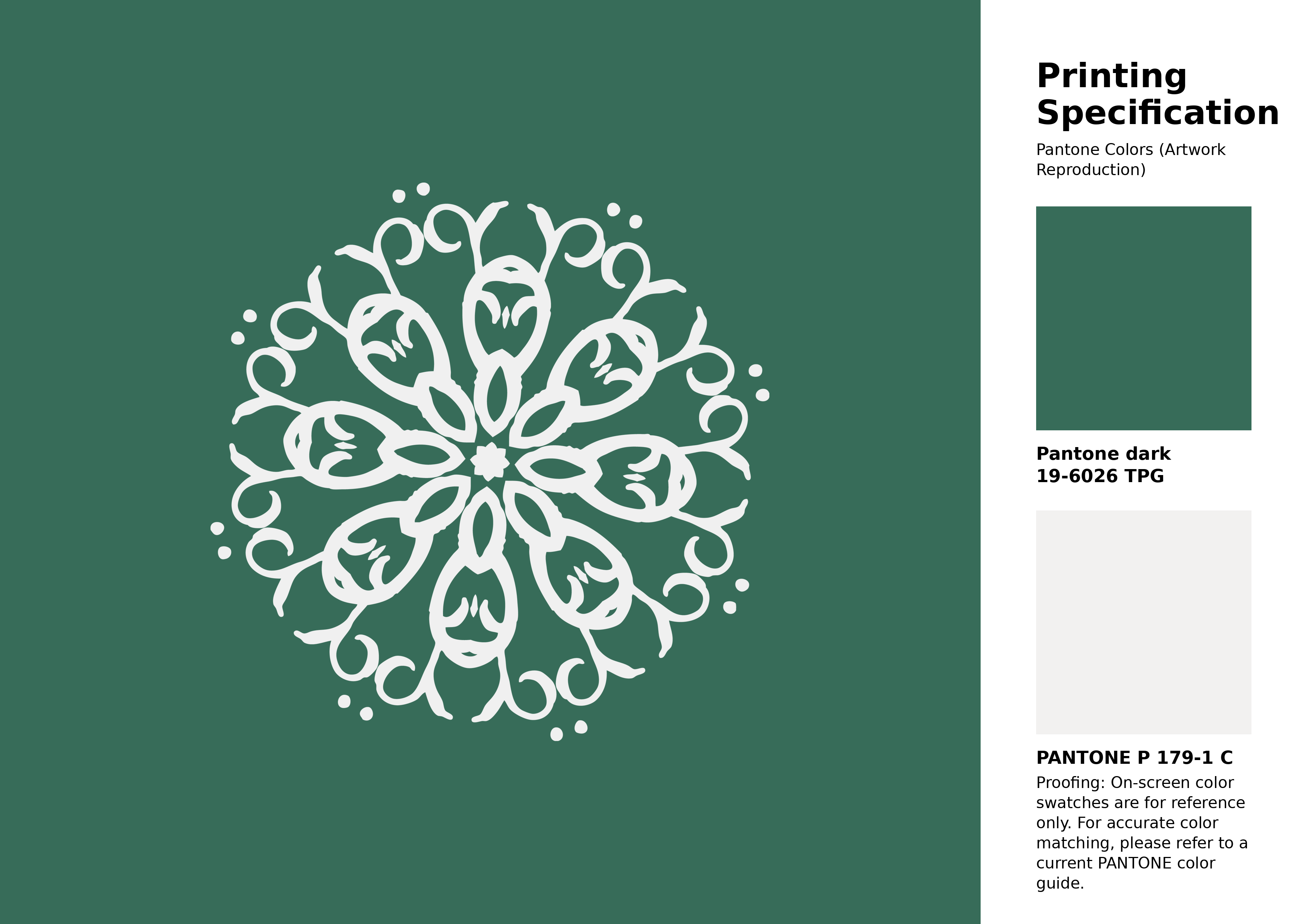 Hex Color #376c59 | Printing Match PANTONE 19-6026 TPG | Color ...