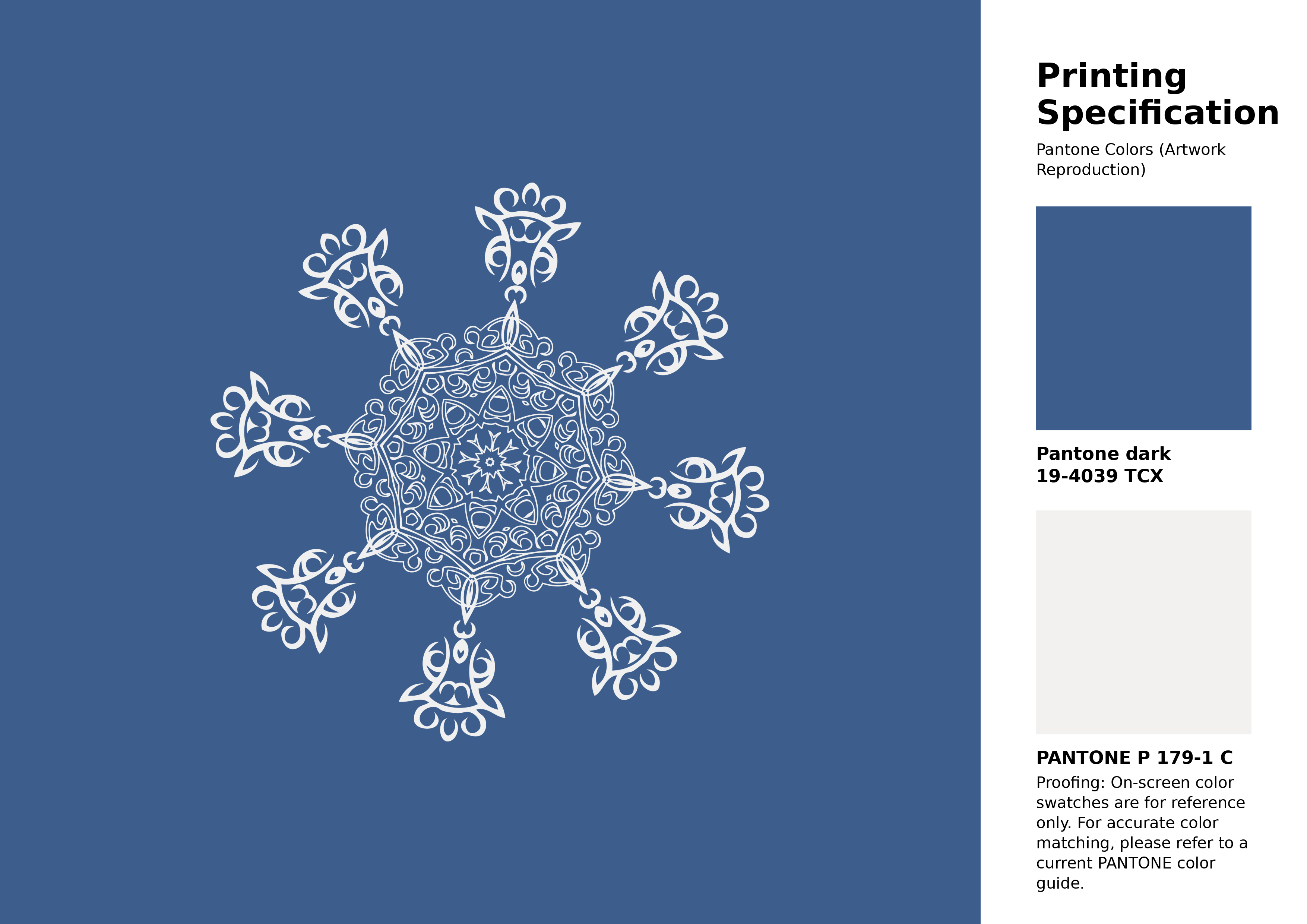 Hex Color #3d5e8c | Printing Match PANTONE 19-4039 TCX | Color ...