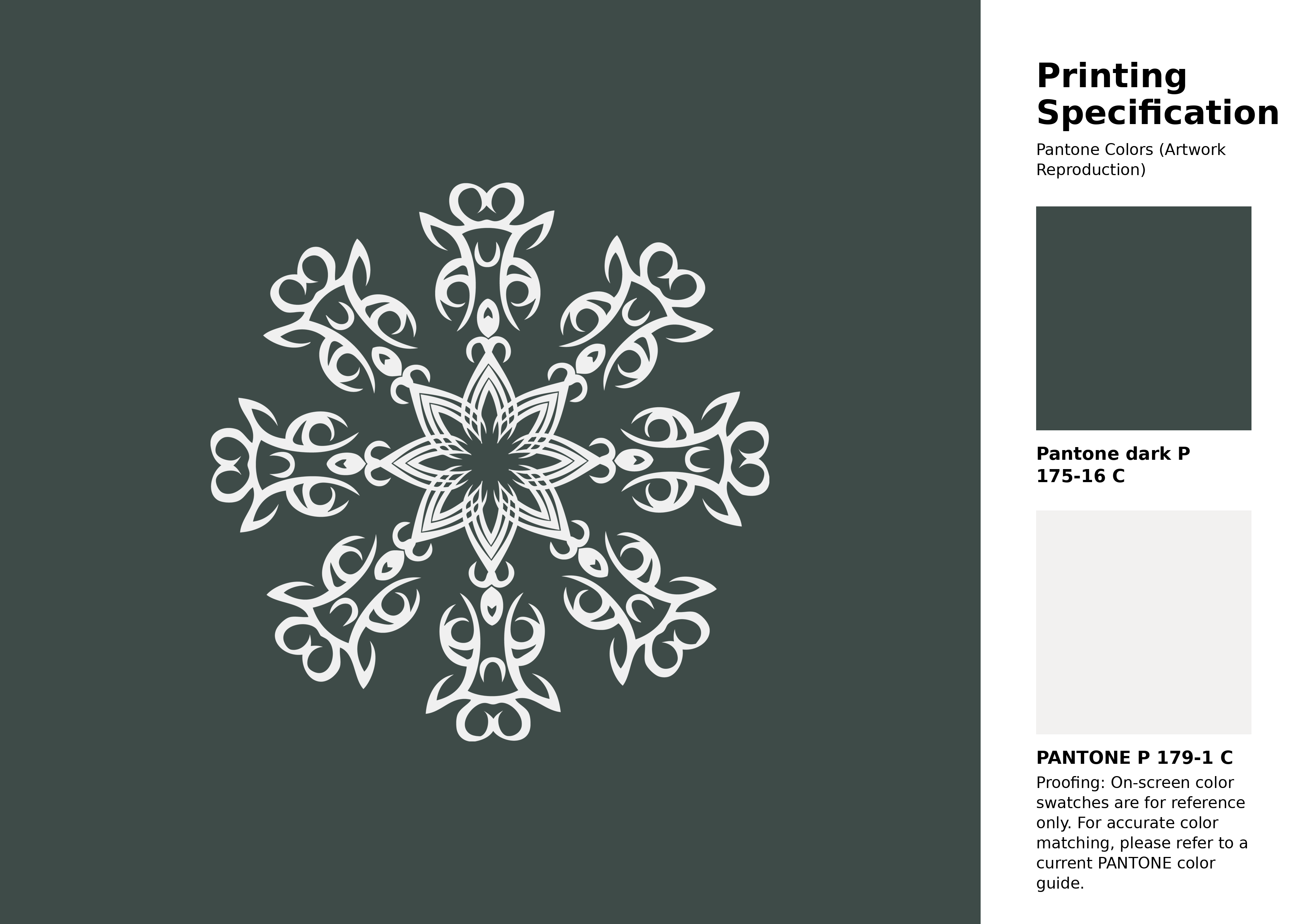 Hex Color #3e4b48 | Printing Match PANTONE P 175-16 C | Color ...