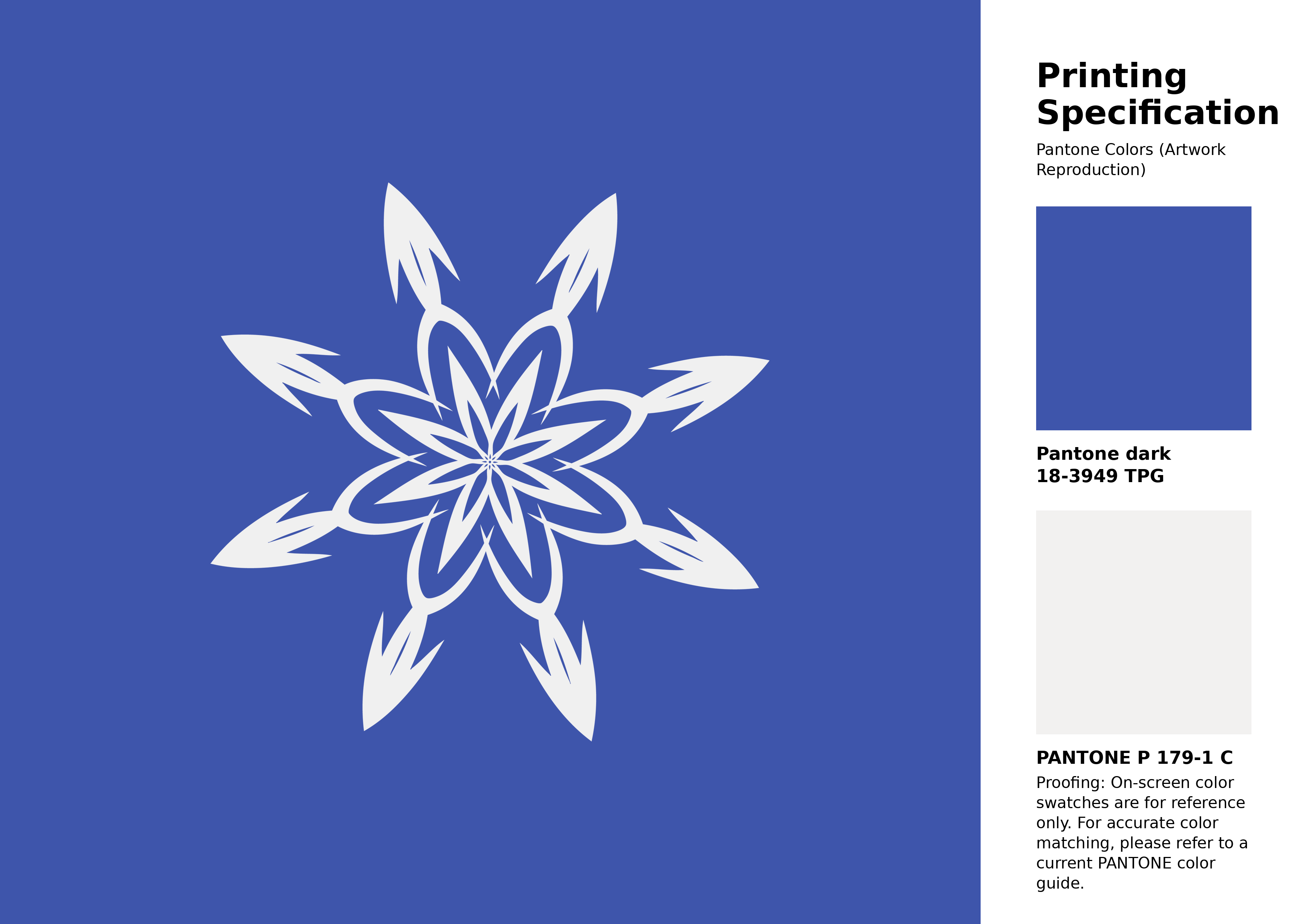Hex Color #3e55ab | Printing Match PANTONE 18-3949 TPG | Color ...