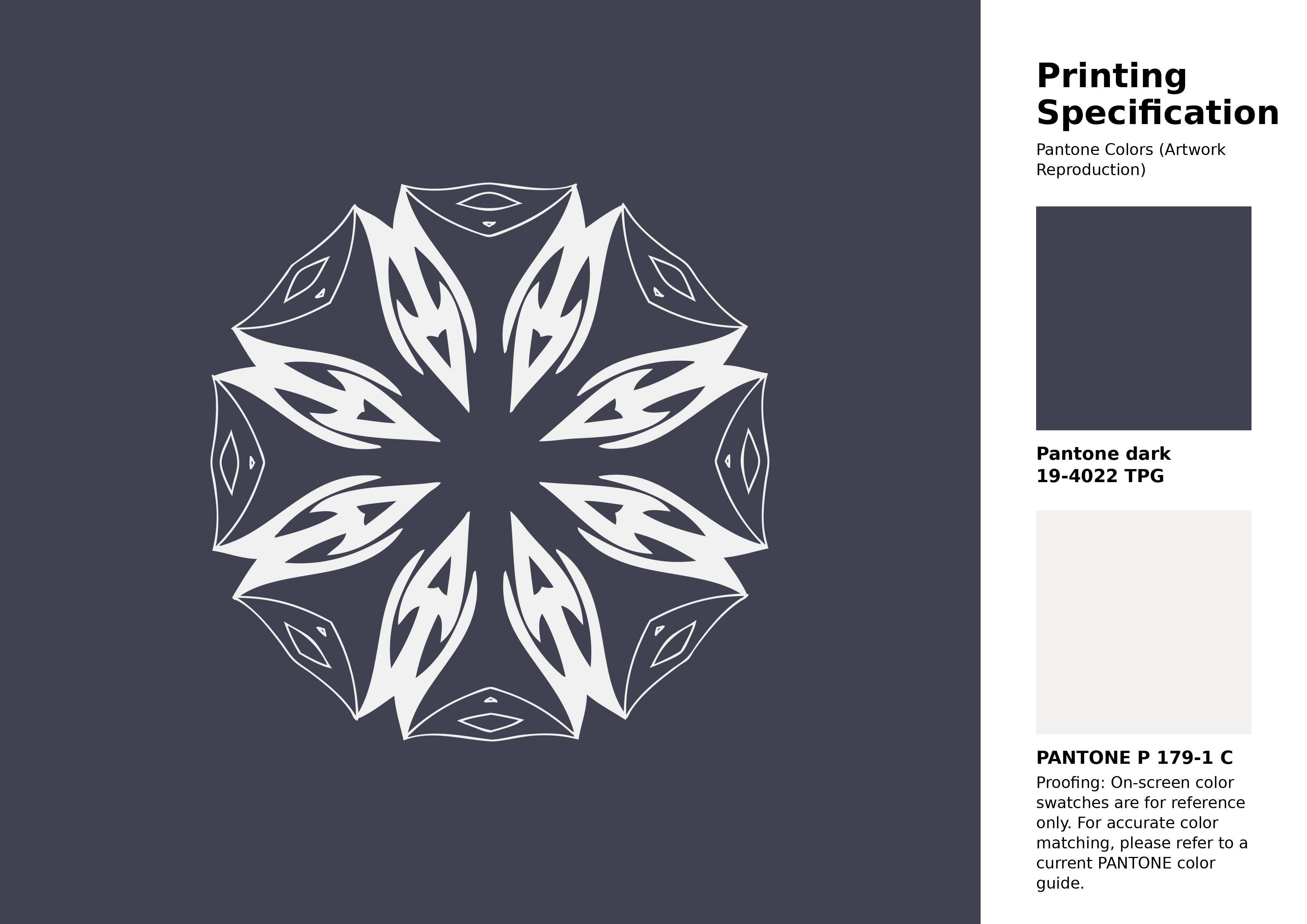 Hex Color #40434f | Printing Match PANTONE 19-4022 TPG | Color ...