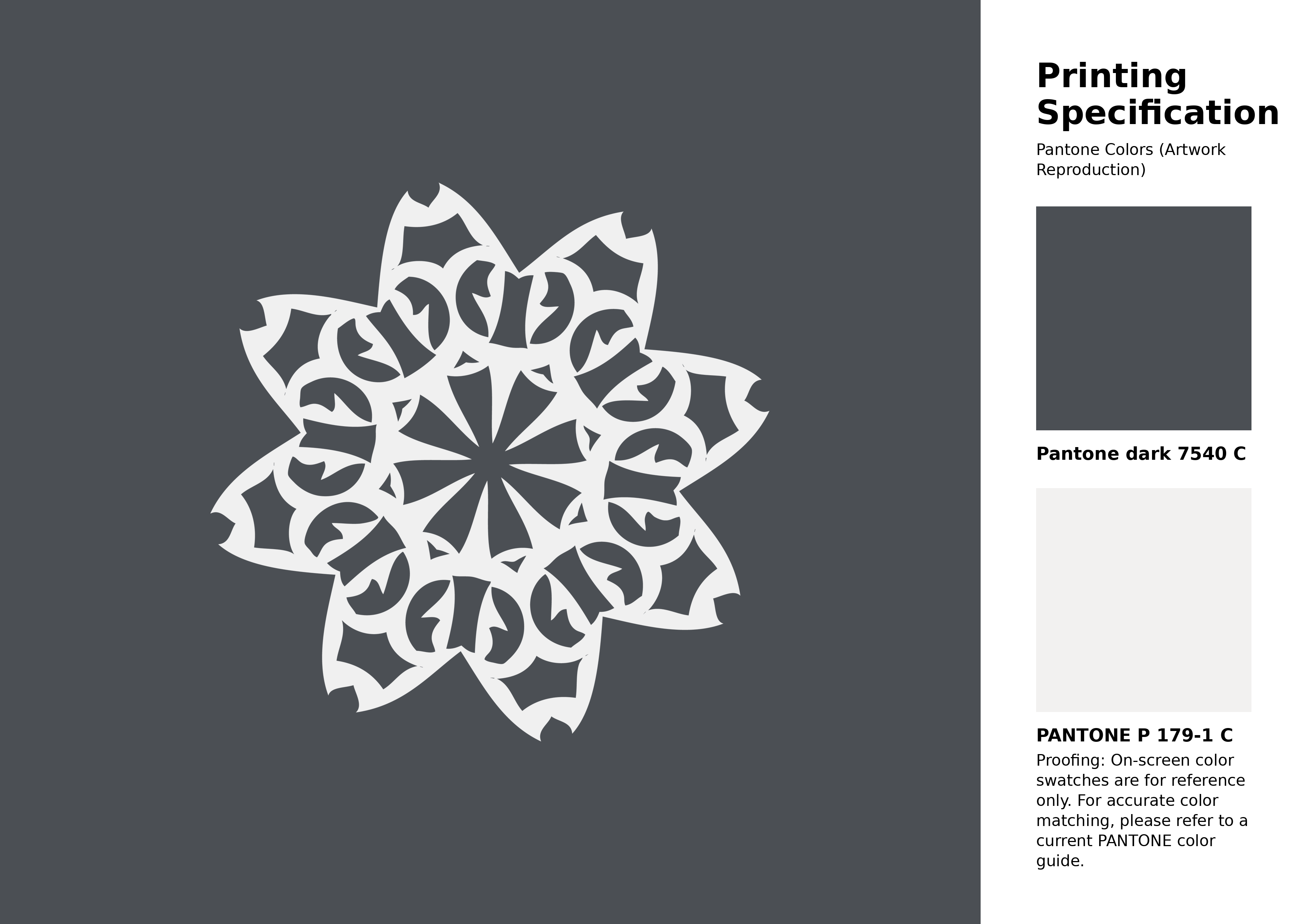 Hex Color #4b4f54 | Pantone PANTONE 7540 C | Hsl | Rgb