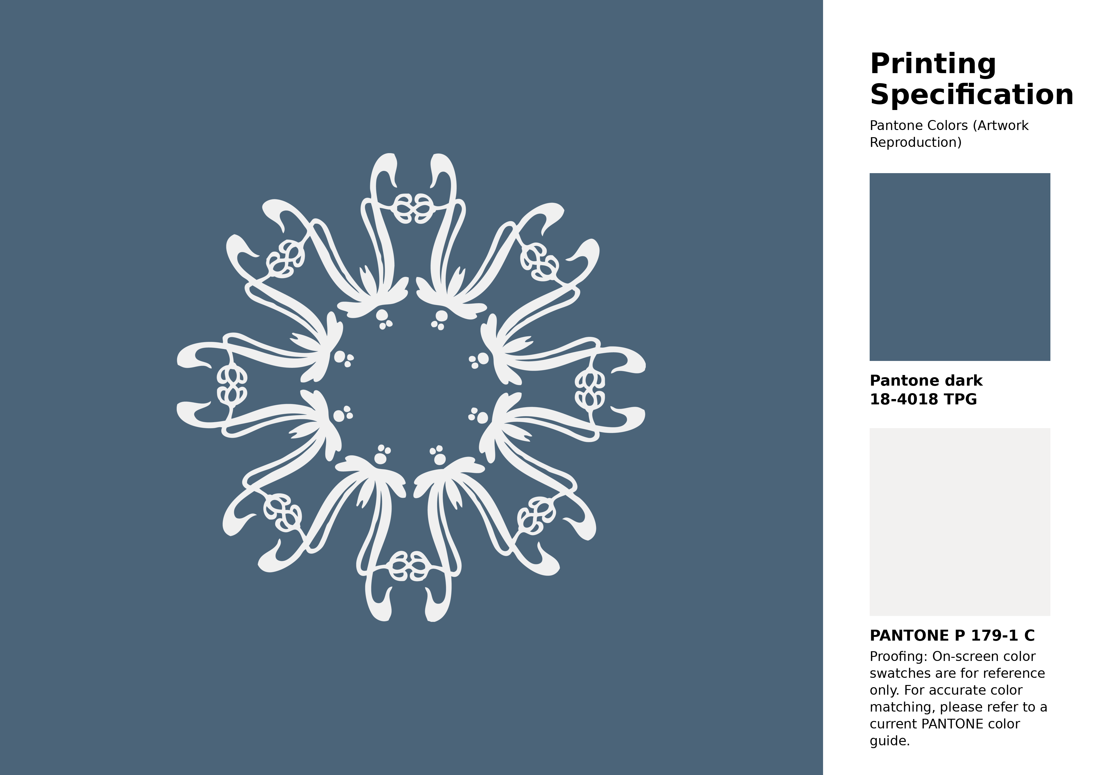 Hex Color #4b6479 | Printing Match PANTONE 18-4018 TPG | Color ...