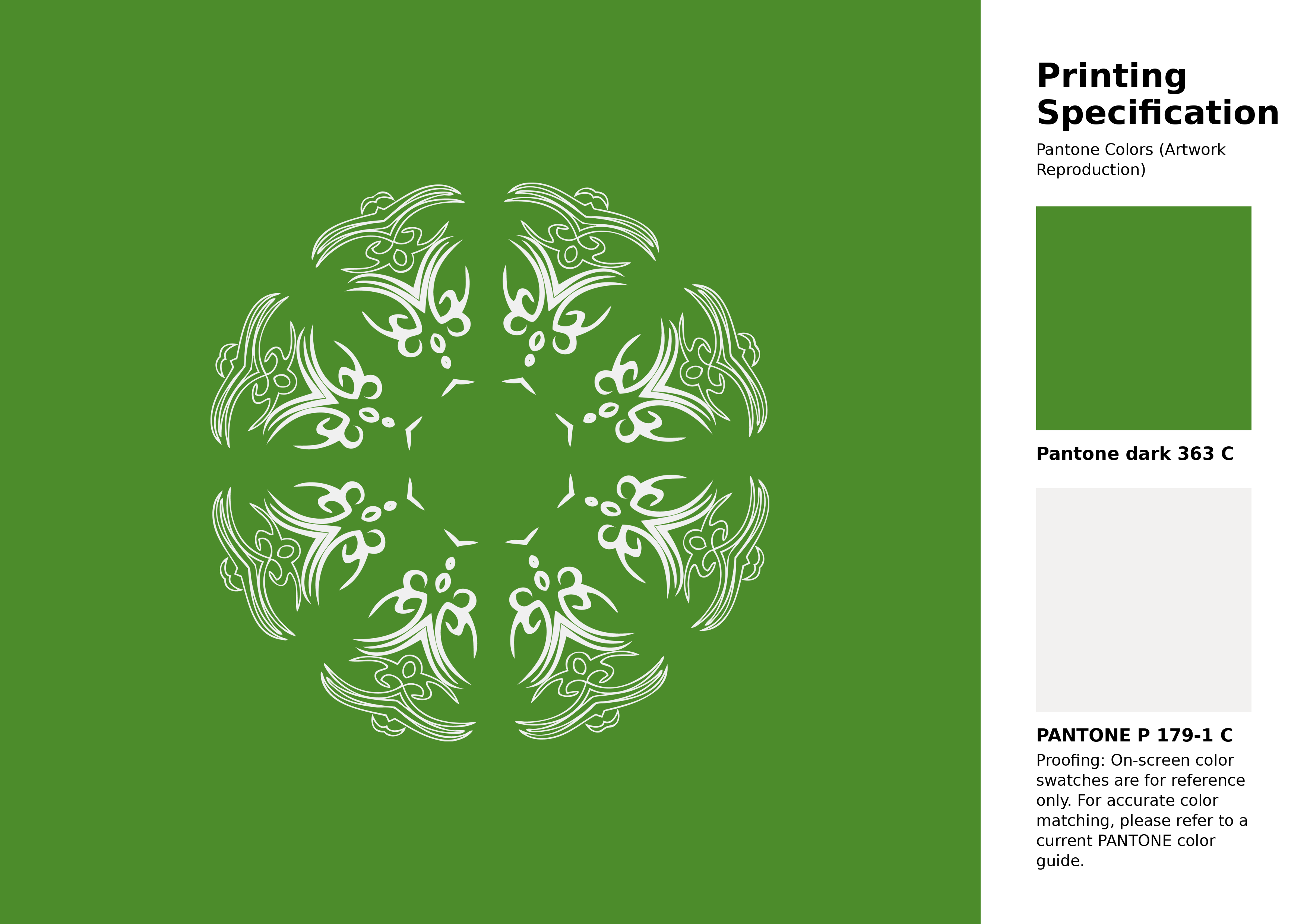 Hex Color #4c8c2b | Printing Match PANTONE 363 C | Color conversion ...