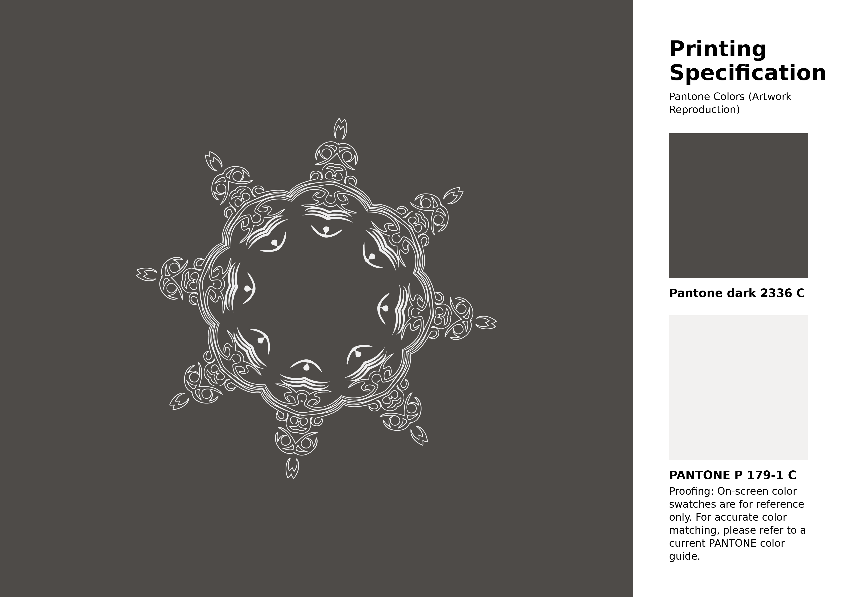 Hex Color #4e4b48 | Pantone PANTONE 2336 C | Hsl | Rgb
