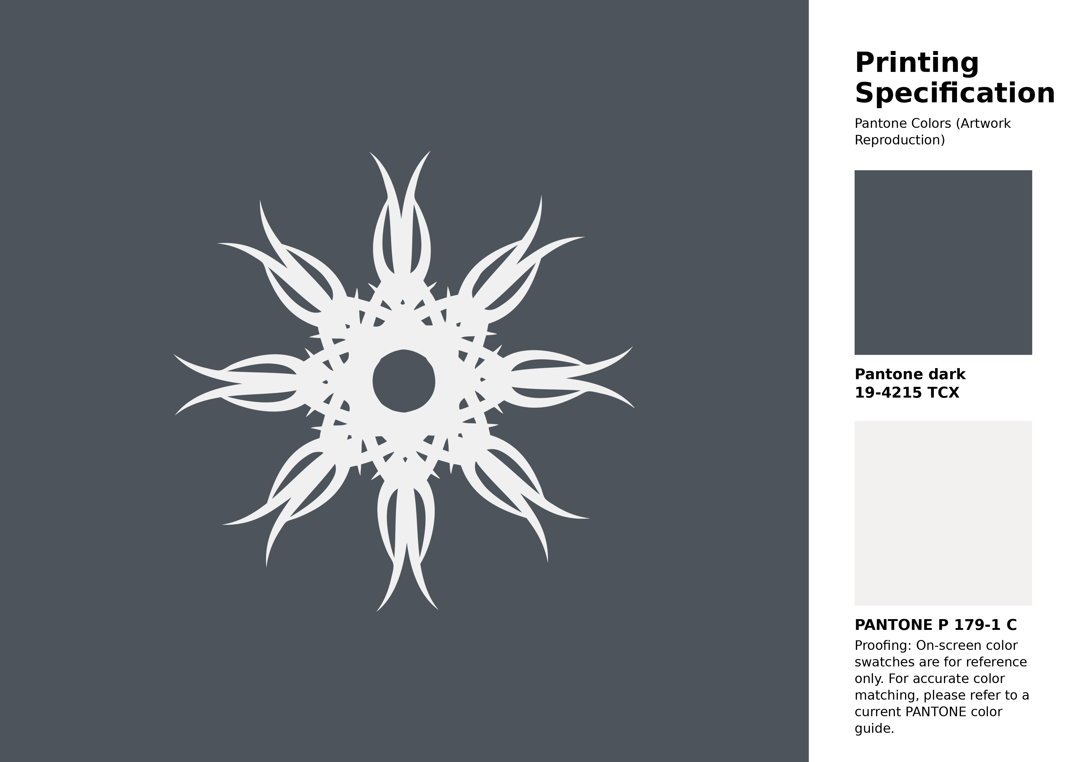 Hex Color #4e545b | Printing Match PANTONE 19-4215 TCX | Color ...