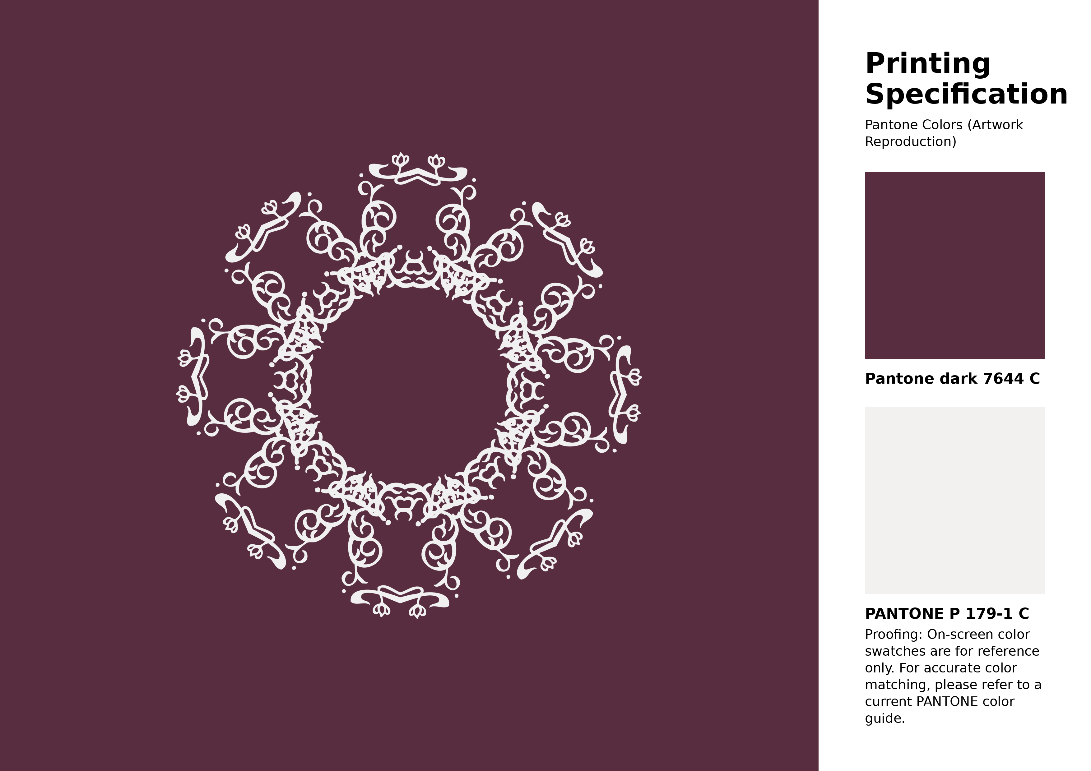 Hex Color #582d40 | Printing Match PANTONE 7644 C | Color conversion ...