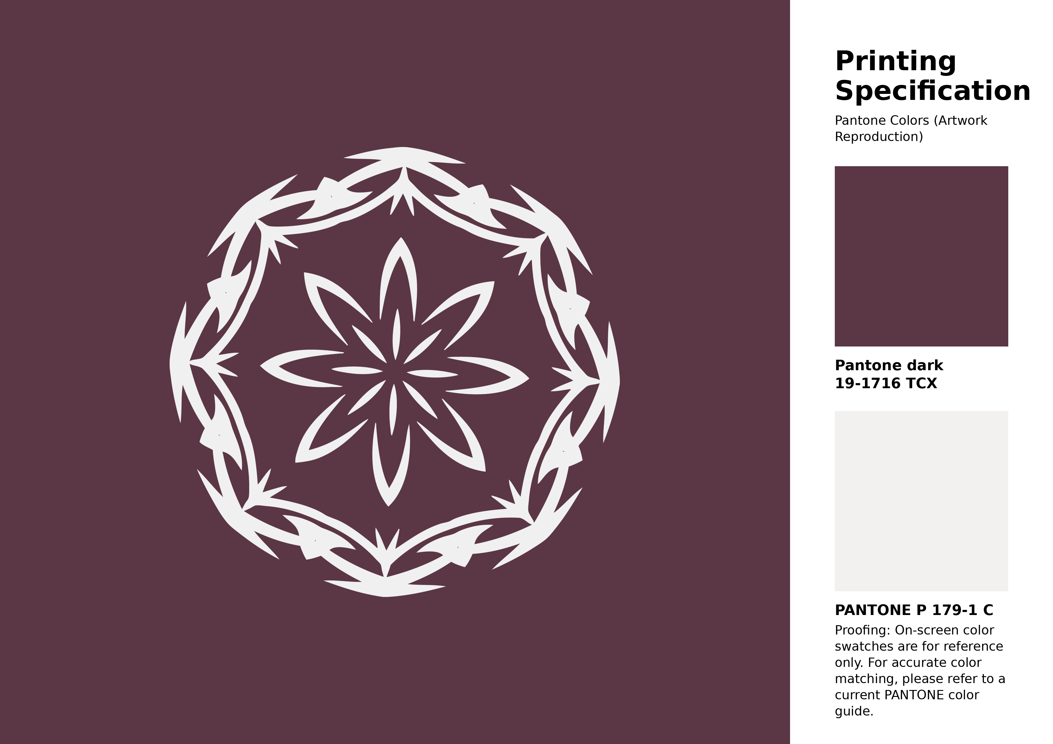 Hex Color #5B3644 | Printing Match PANTONE 19-1716 TCX | Color ...