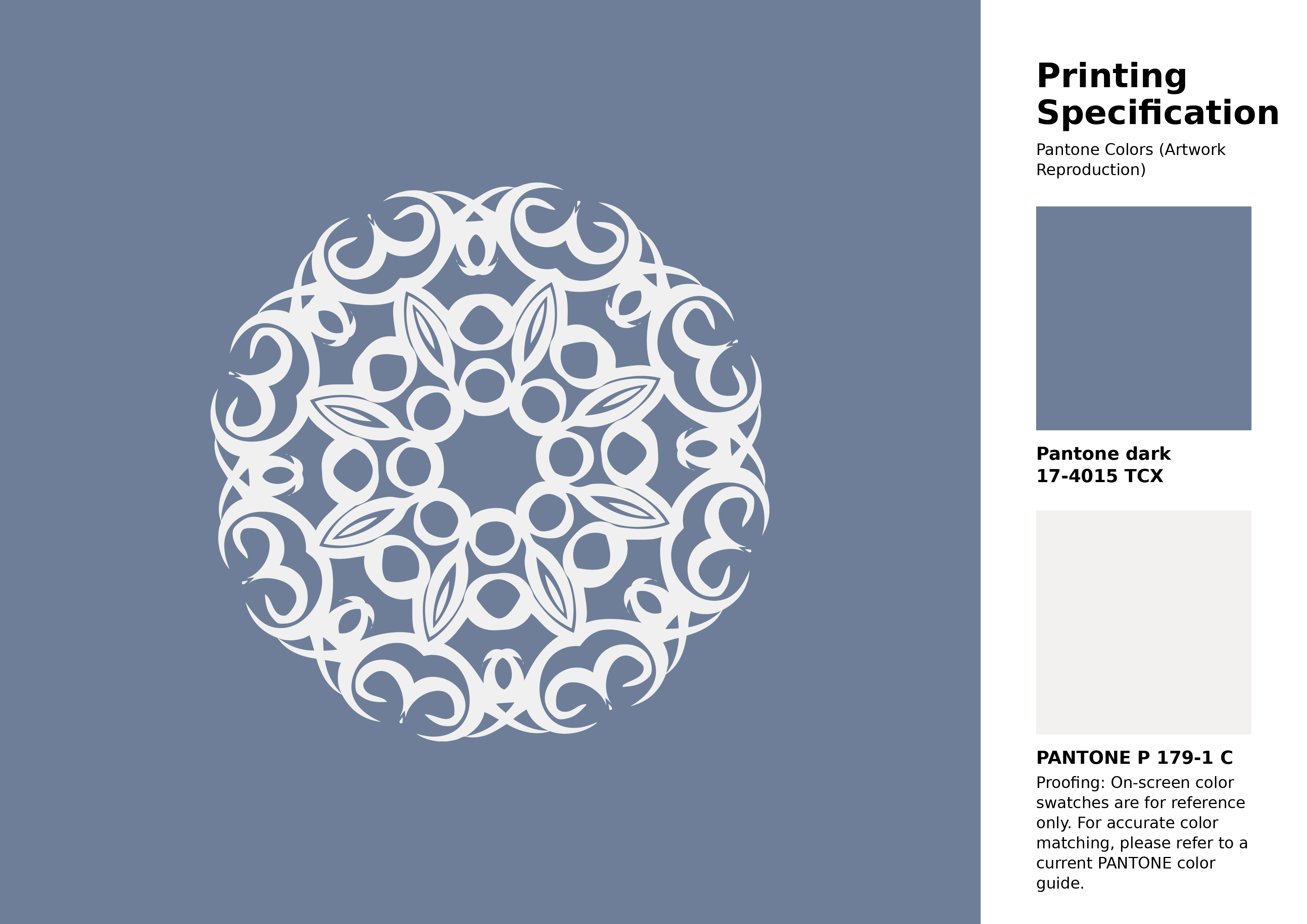 Hex Color #6e7e99 | Printing Match PANTONE 17-4015 TCX | Color ...