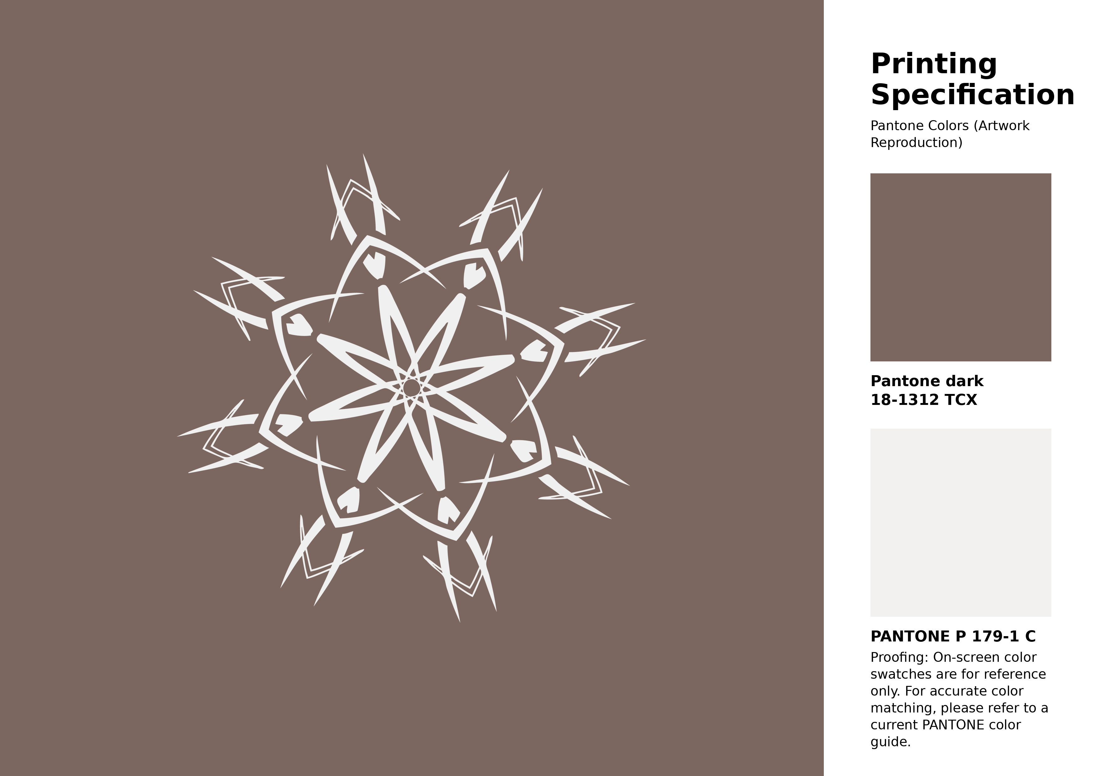 Hex Color #7b6660 | Printing Match PANTONE 18-1312 TCX | Color ...