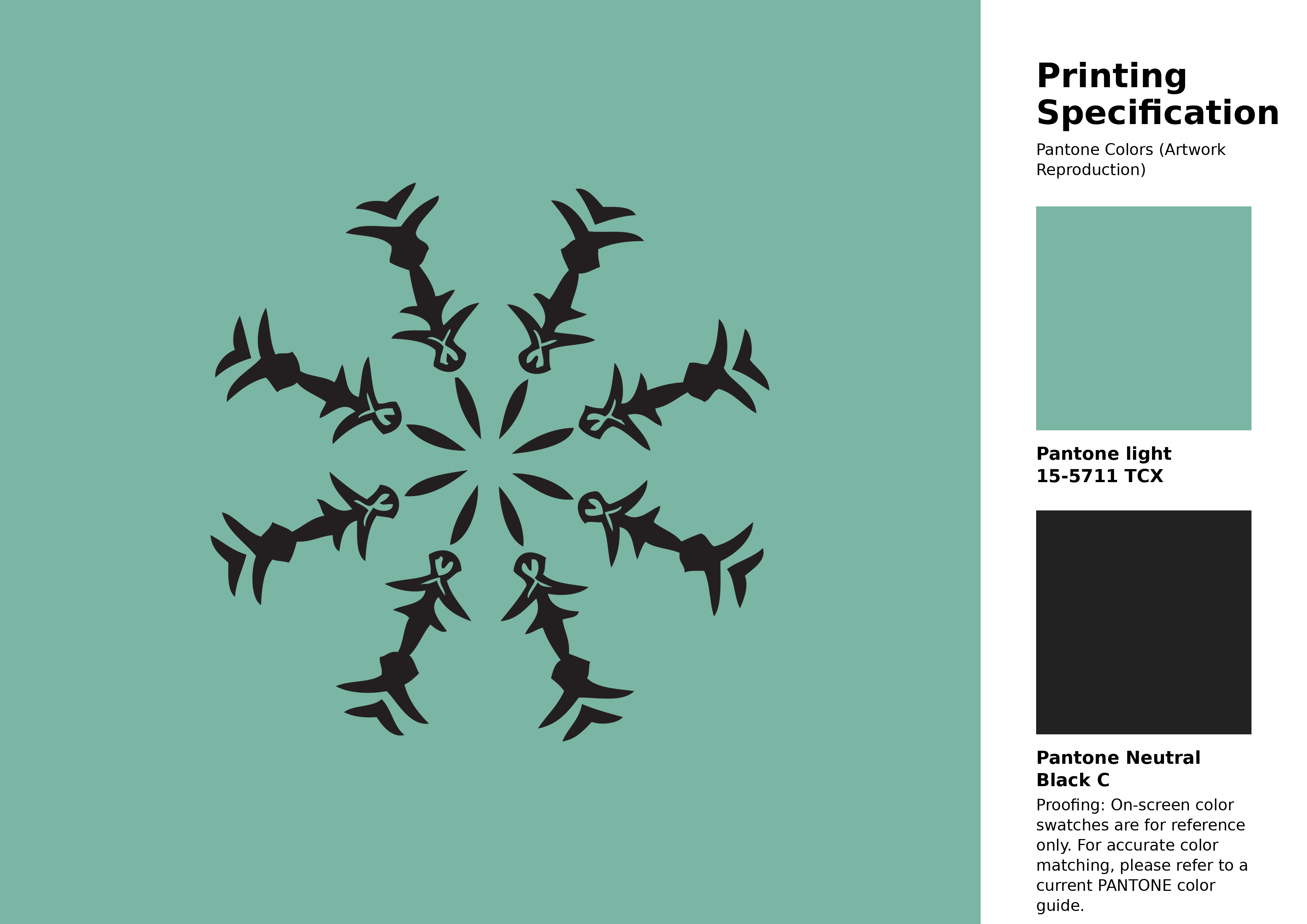 Dusty Jade Green | Printing Match PANTONE 15-5711 TCX | Color ...