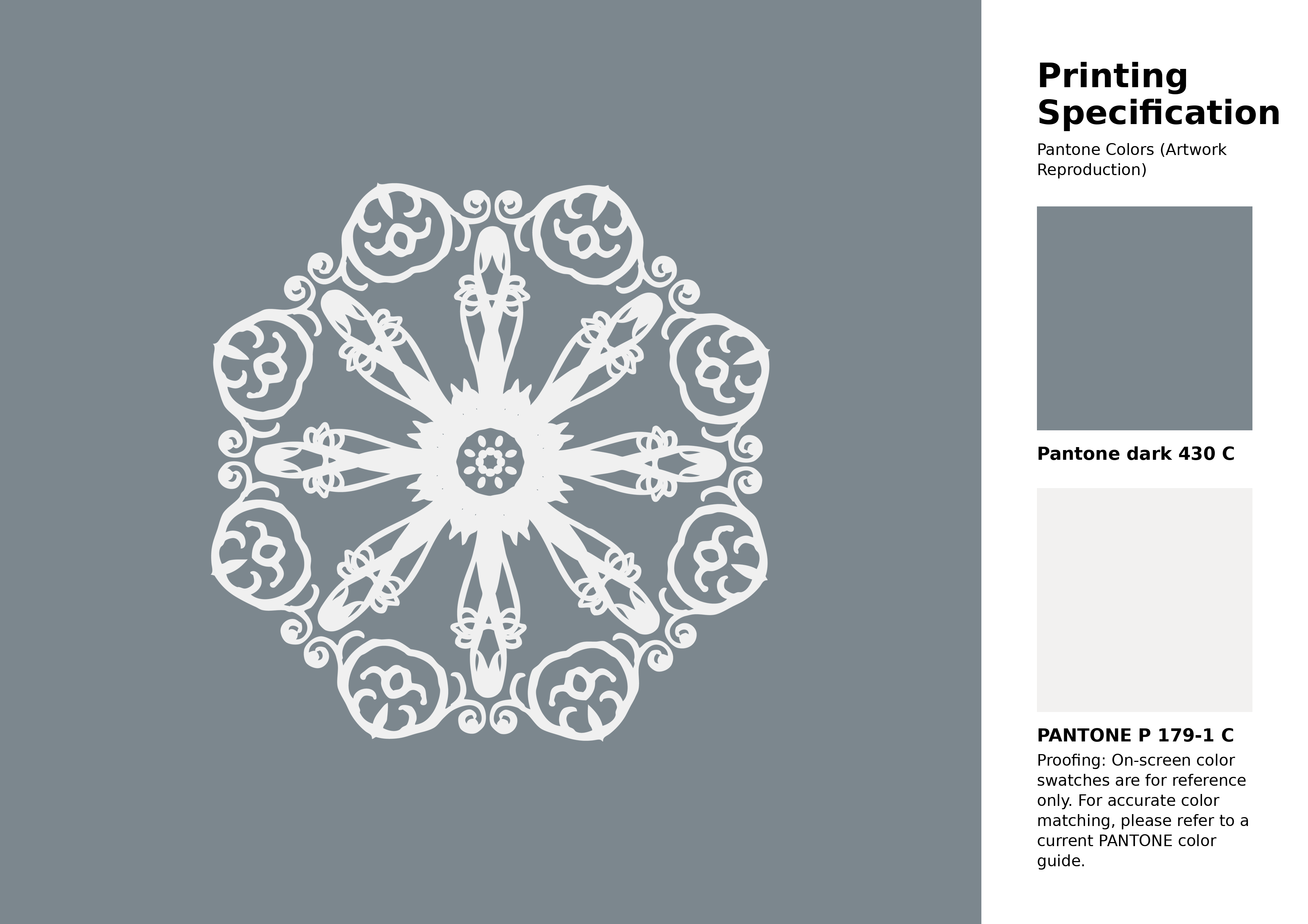 Hex Color #7c878e | Printing Match PANTONE 430 C | Color conversion ...