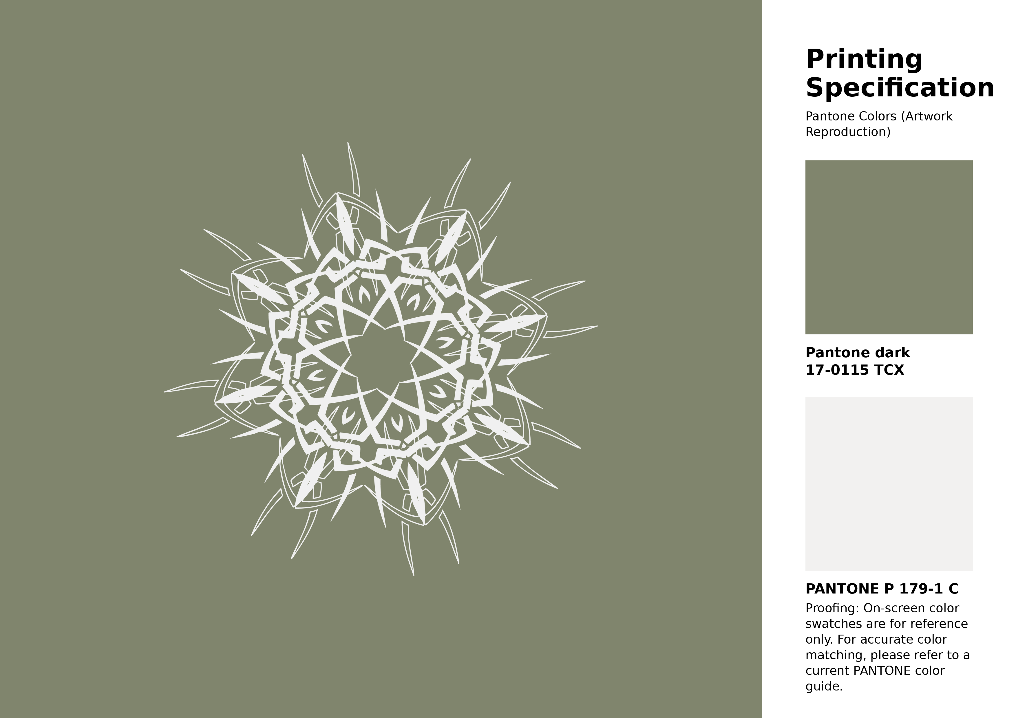 Oil Green | Printing Match PANTONE 17-0115 TCX | Color conversion CMYK ...