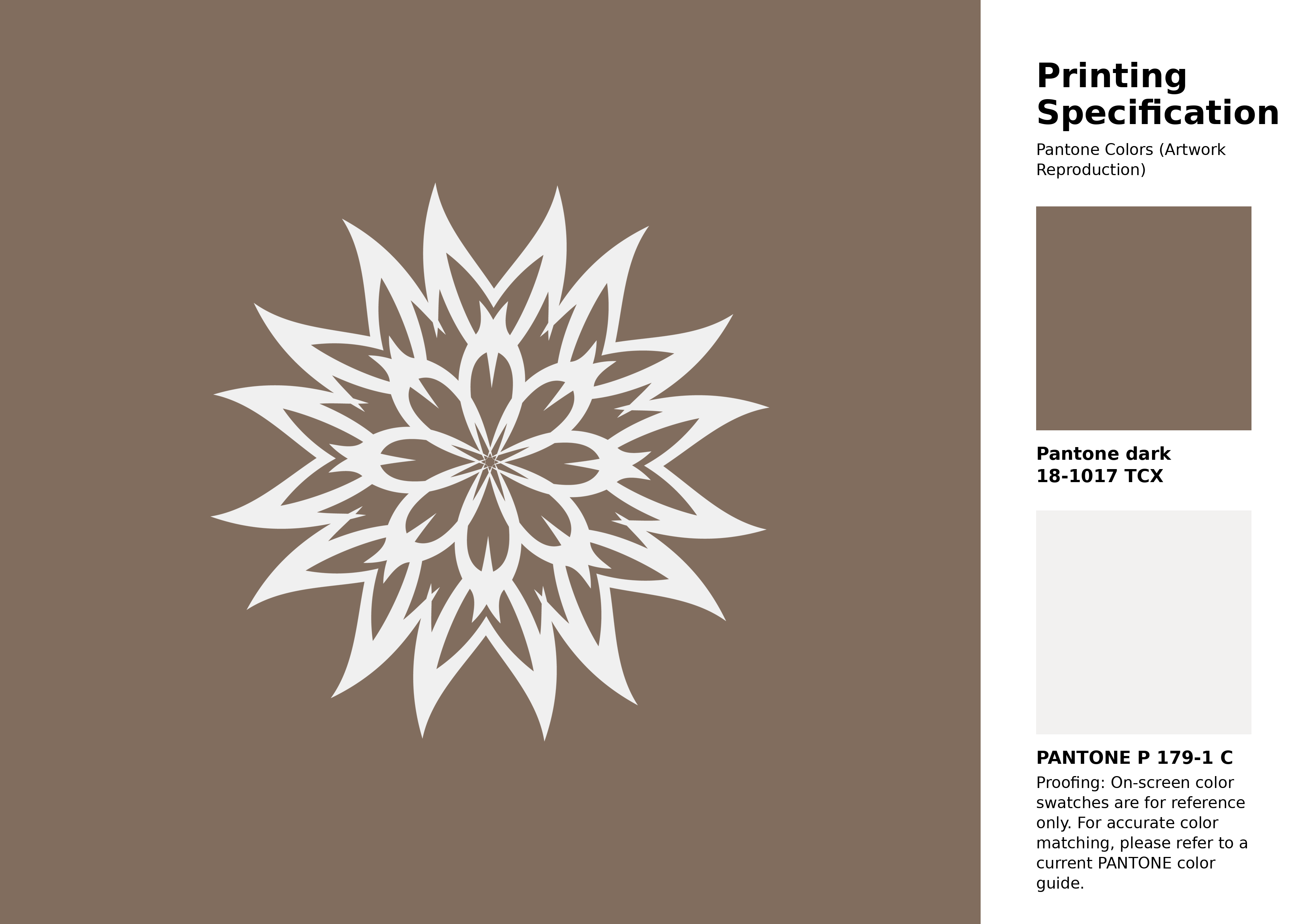Hex Color #816d5e | Printing Match PANTONE 18-1017 TCX | Color ...