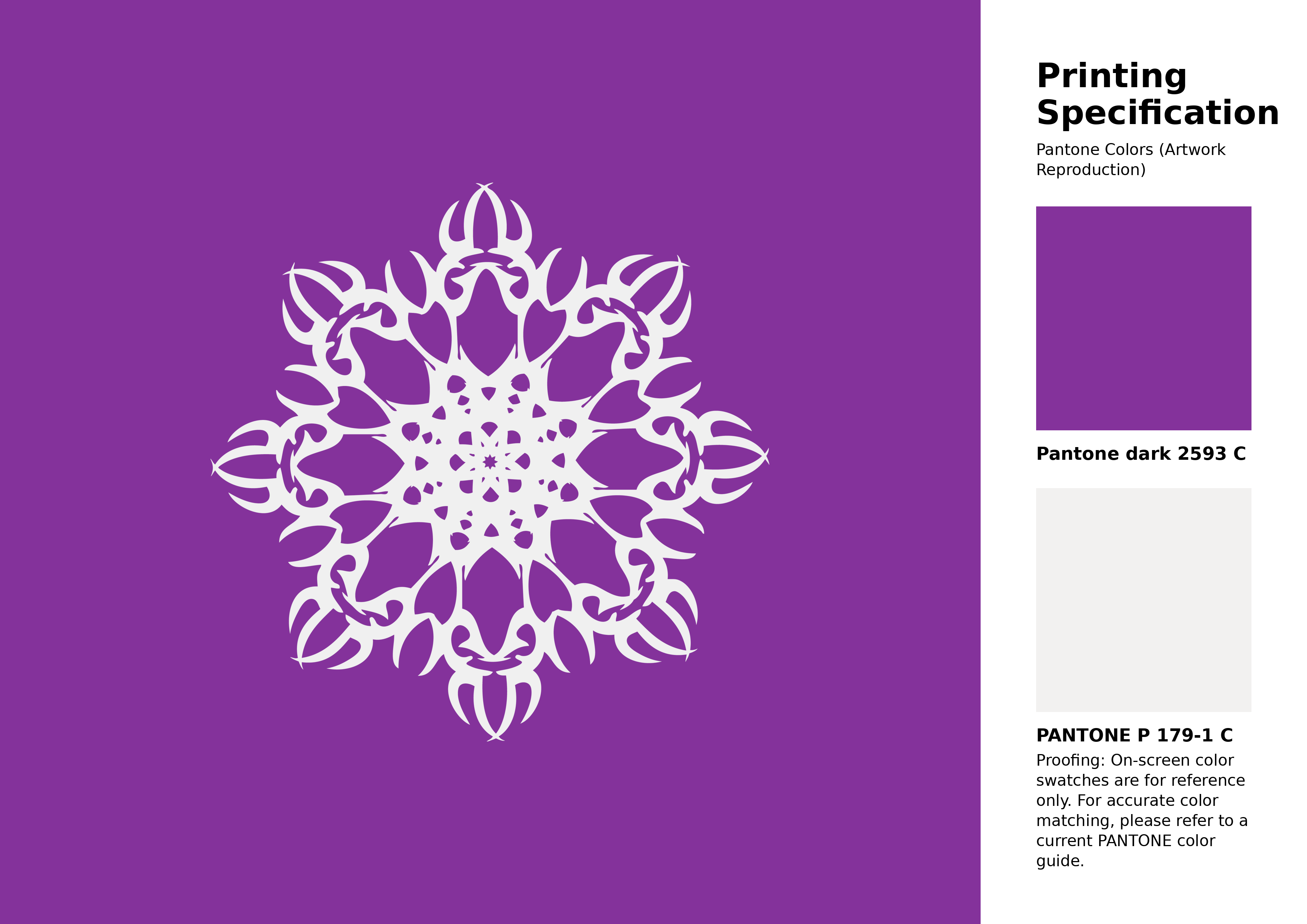 Hex Color #84329b | Printing Match PANTONE 2593 C | Color conversion ...