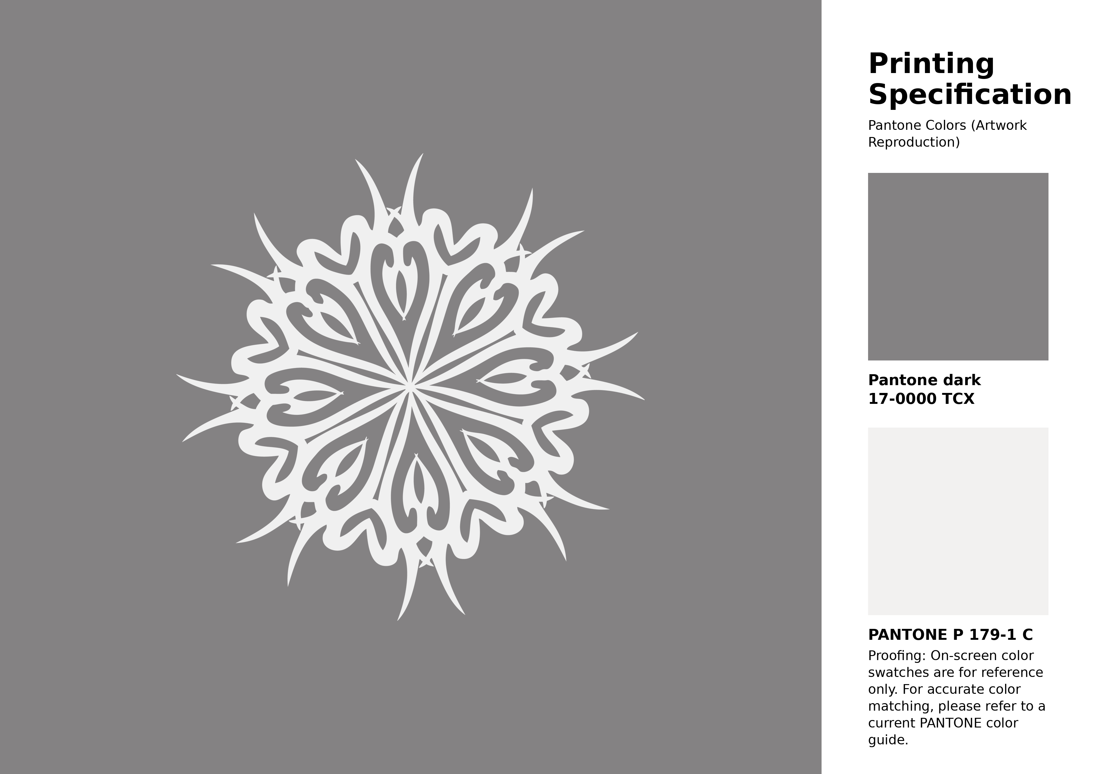 Hex Color #848283 | Pantone PANTONE 17-0000 TCX | Hsl | Rgb