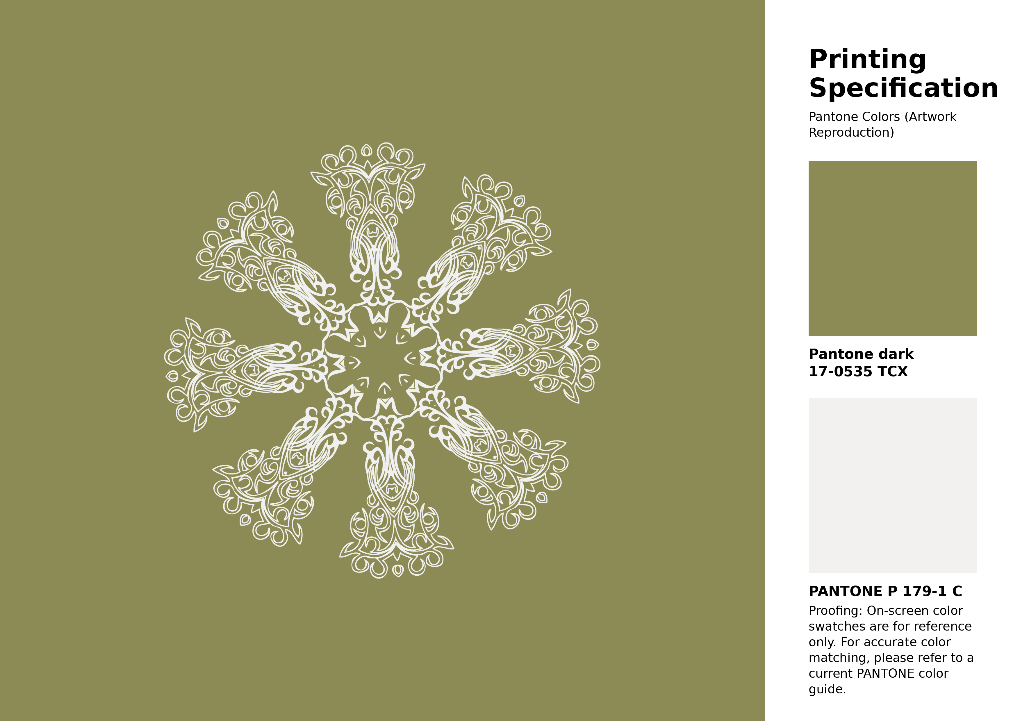 Hex Color #8d8b55 | Printing Match PANTONE 17-0535 TCX | Color ...