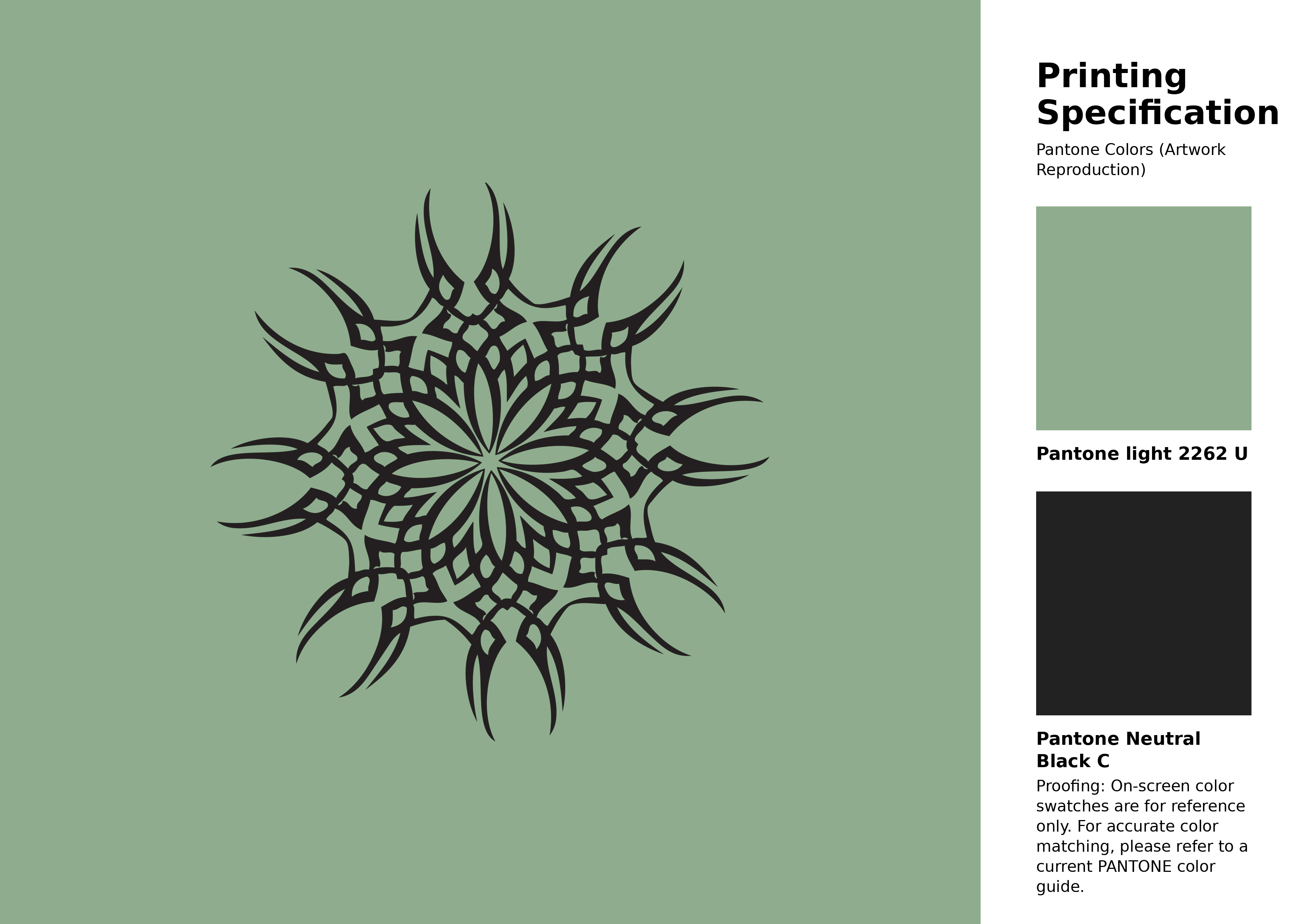 Hex Color #8fad8e | Printing Match PANTONE 2262 U | Color conversion ...