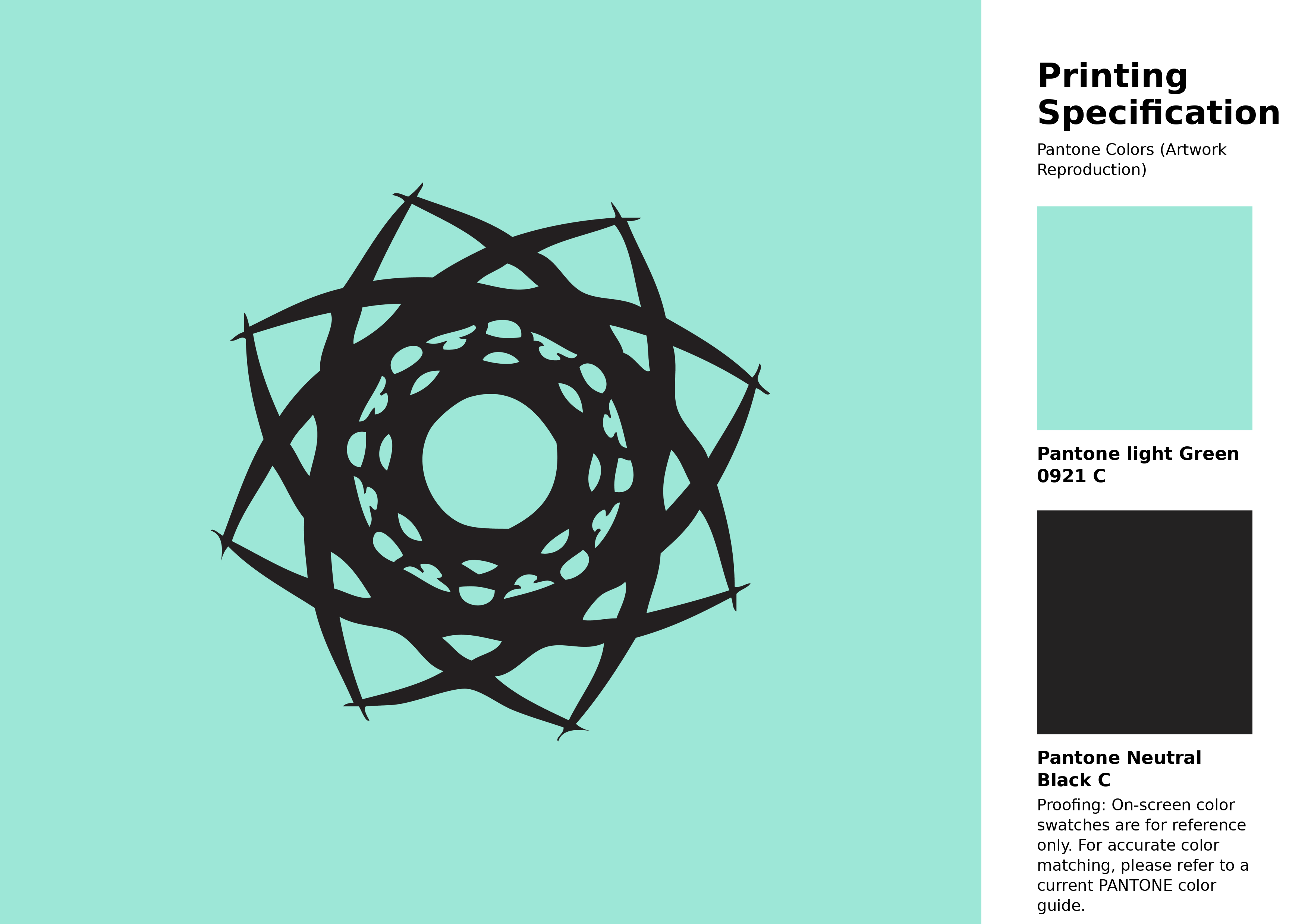 Hex Color #9de7d7 | Printing Match PANTONE GREEN 0921 C | Color ...