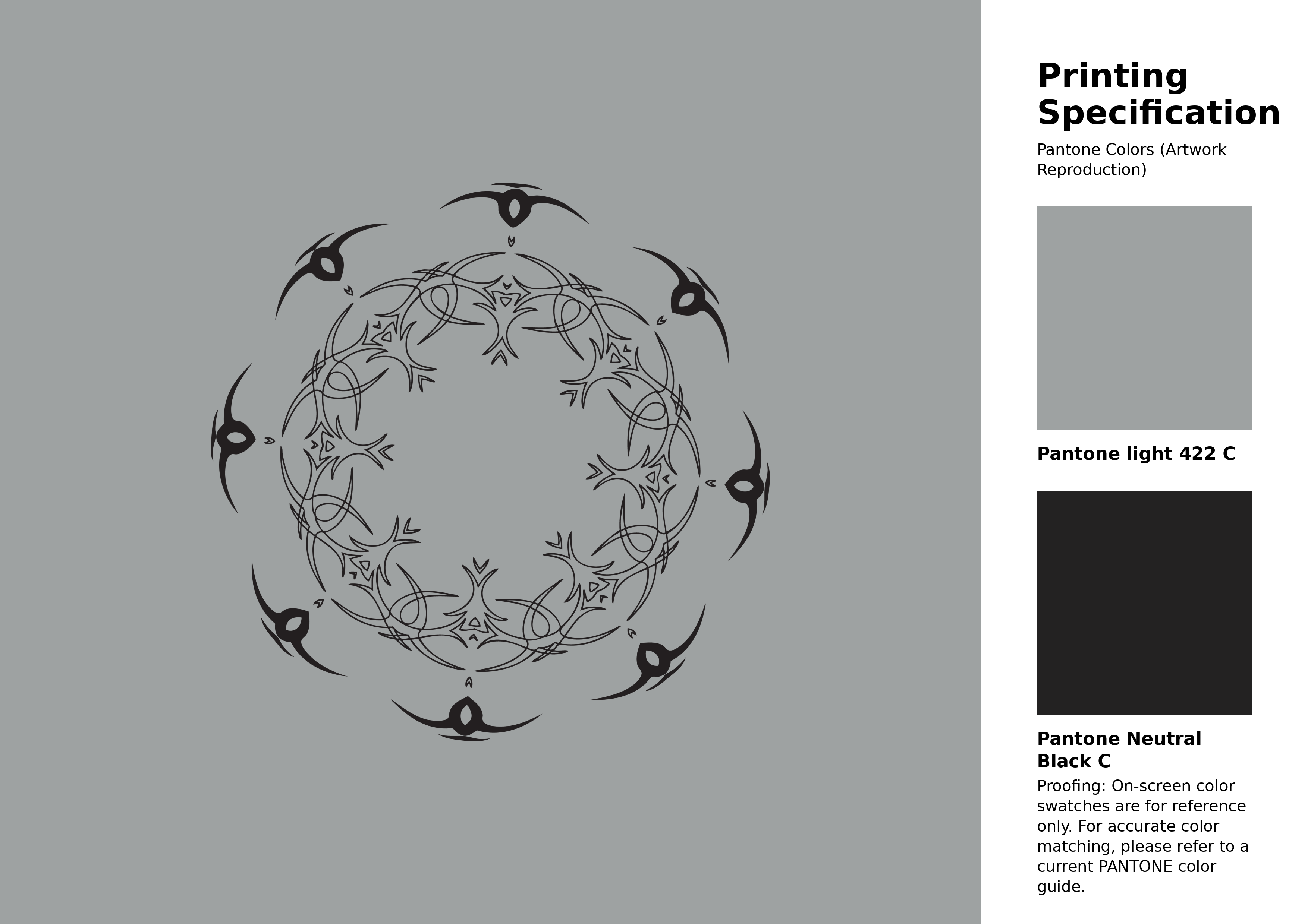 Hex Color #9ea2a2 | Printing Match PANTONE 422 C | Color conversion ...