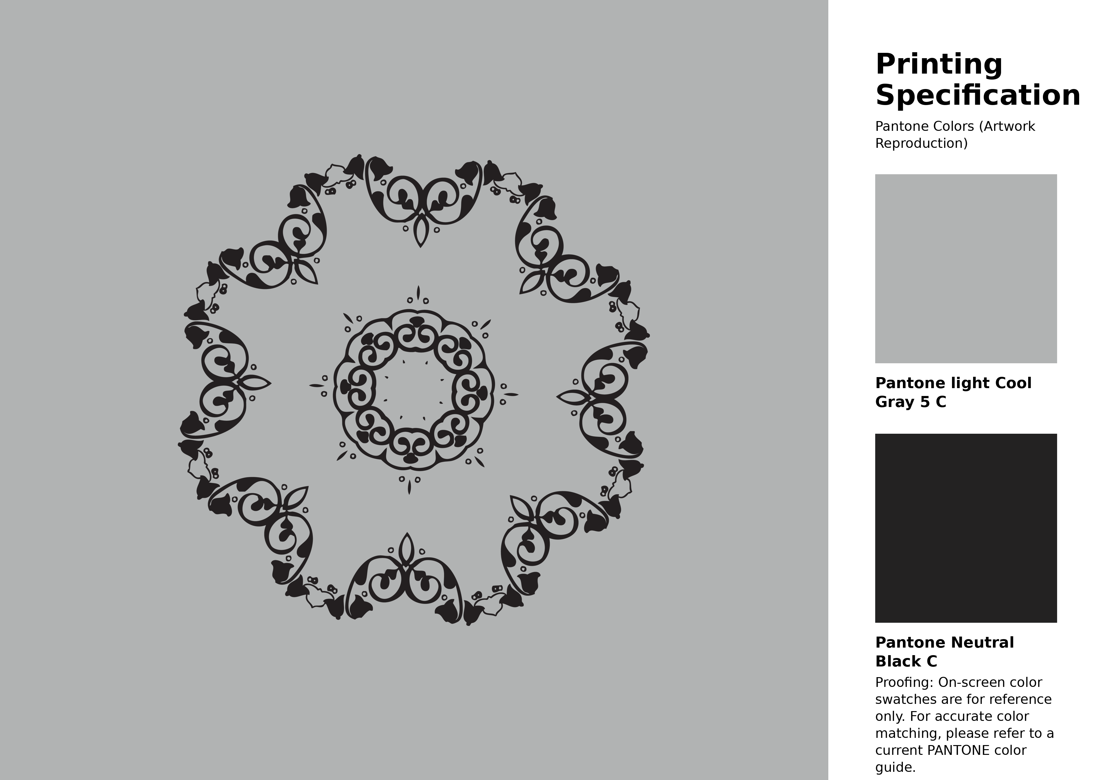 Hex Color #b1b3b3 | Printing Match PANTONE COOL GRAY 5 C | Color ...