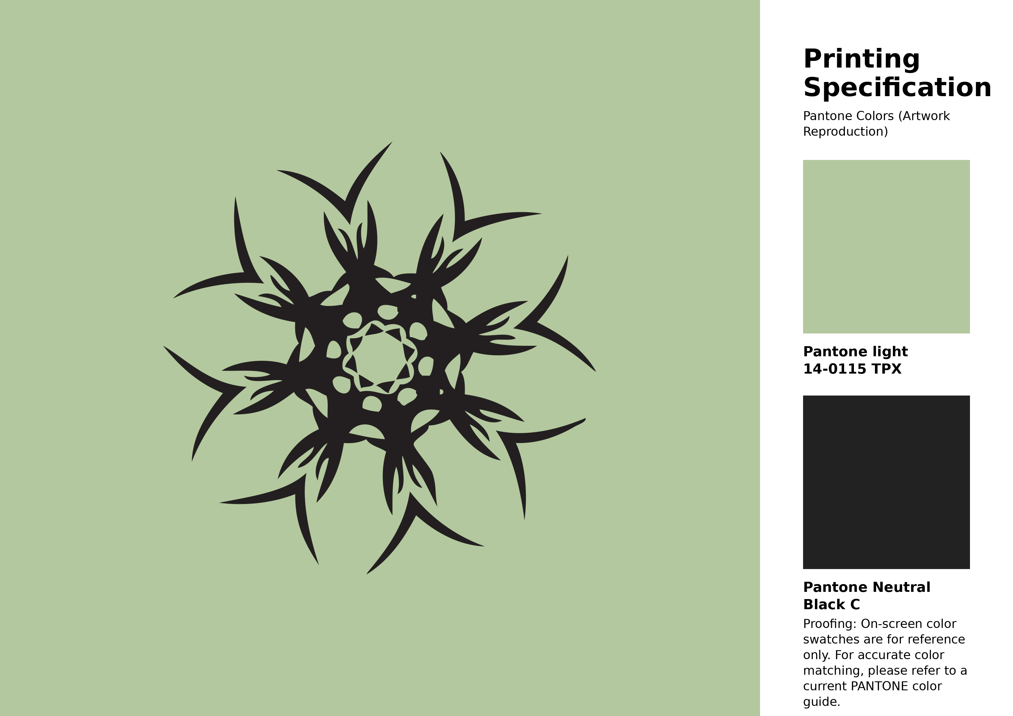Hex Color #b3c89e | Printing Match PANTONE 14-0115 TPX | Color ...