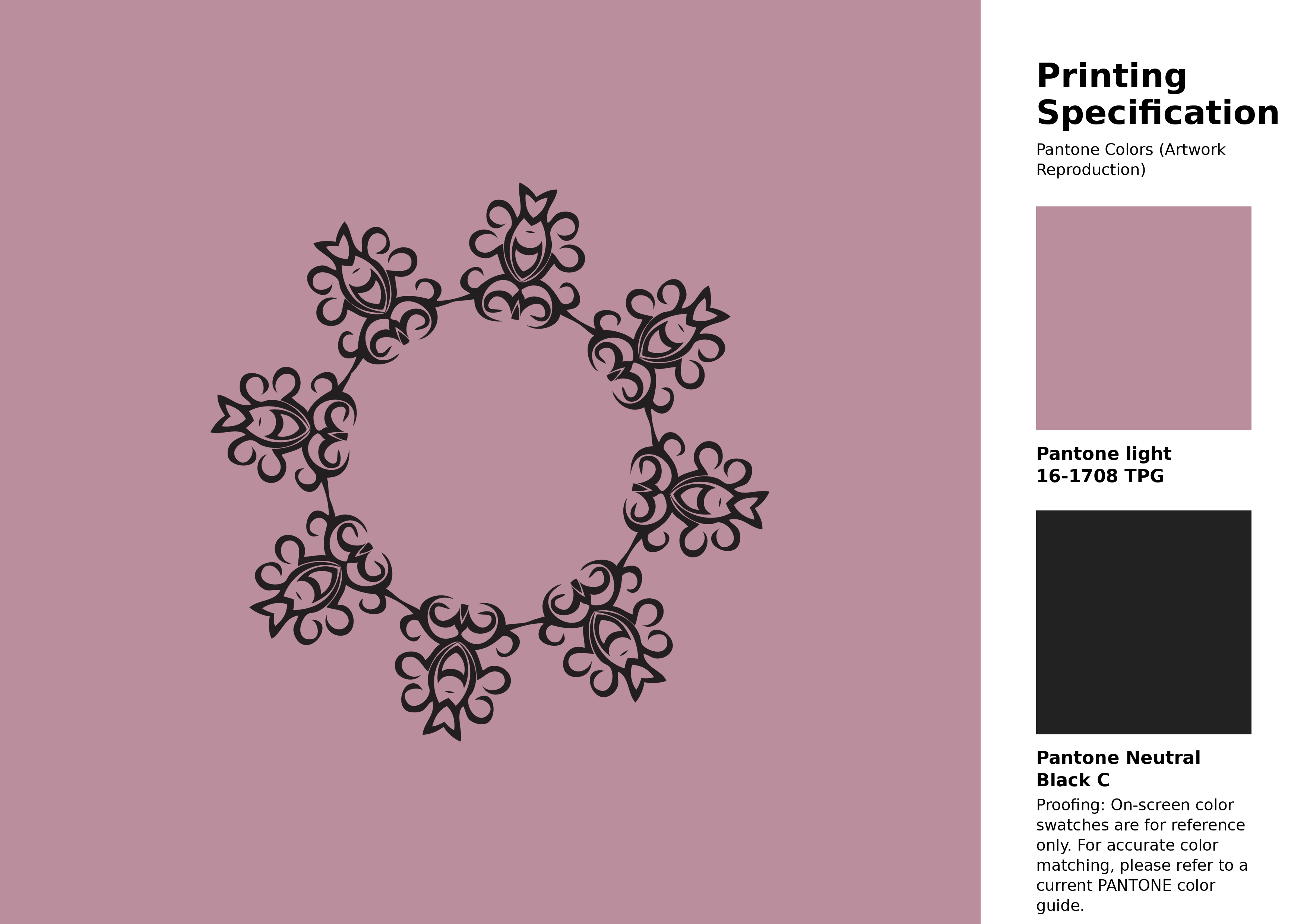 Hex Color #ba8e9c | Printing Match PANTONE 16-1708 TPG | Color ...