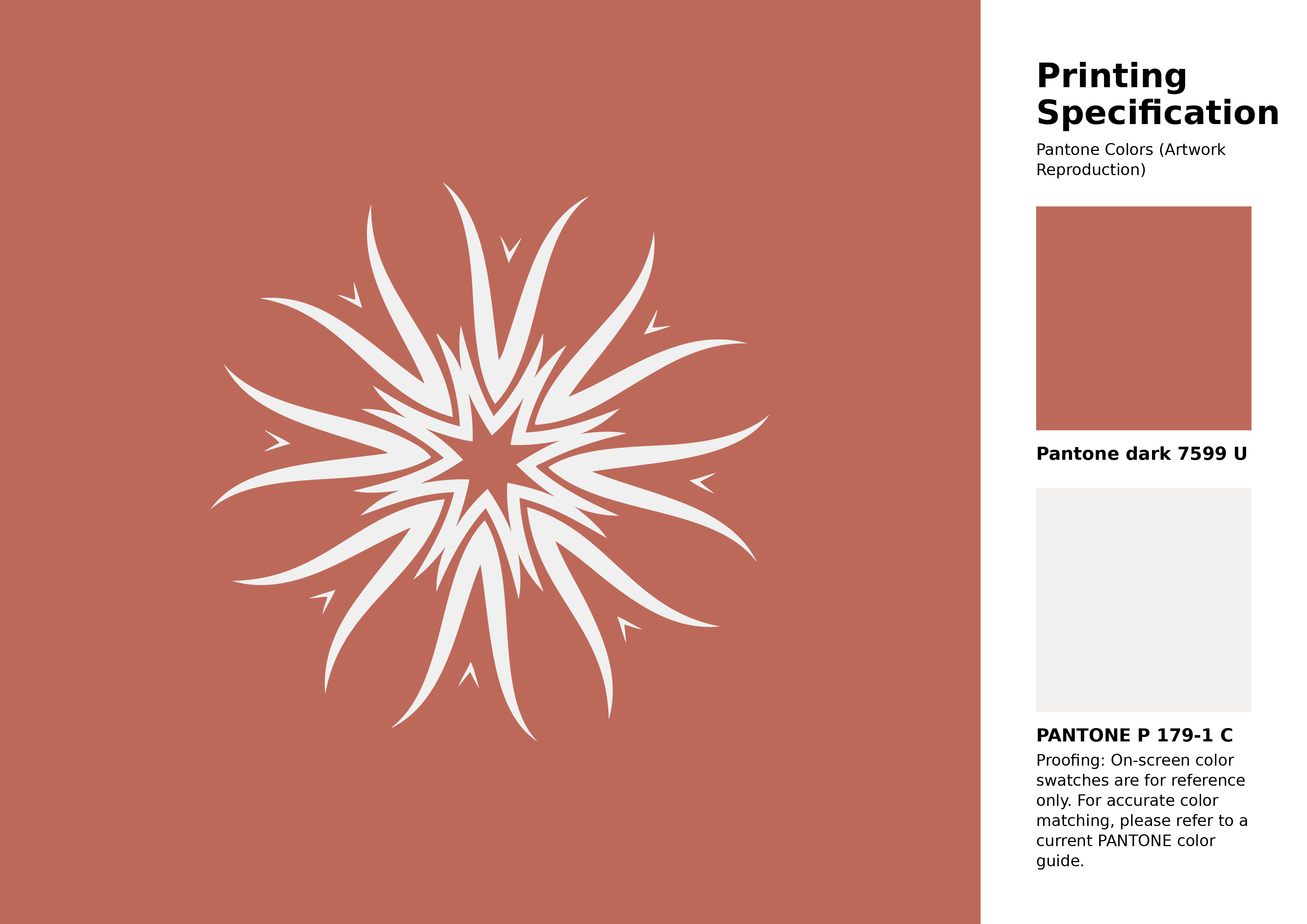Hex Color #bd695a | Printing Match PANTONE 7599 U | Color conversion ...