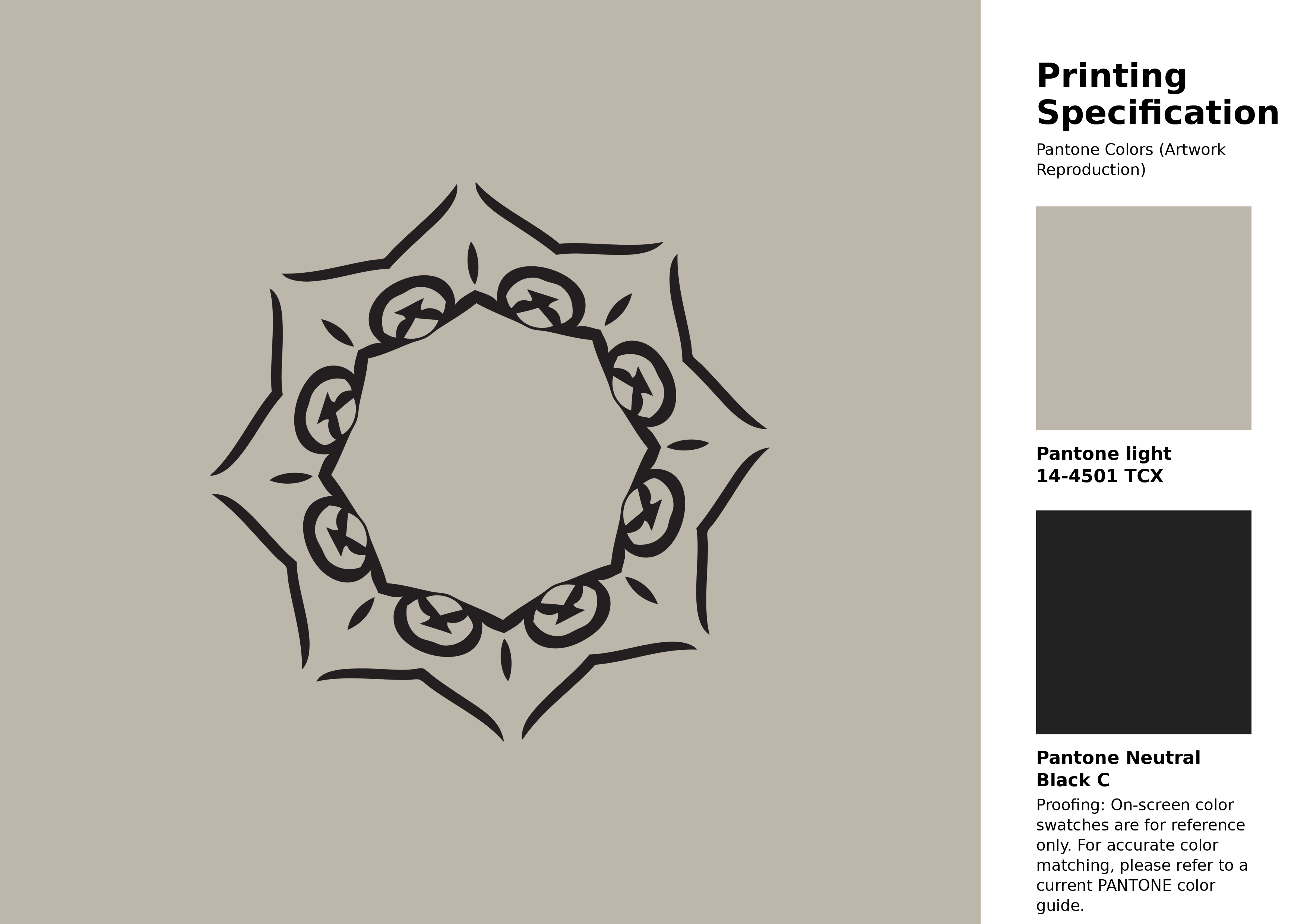 Hex Color #bdb6ab | Printing Match PANTONE 14-4501 TCX | Color ...