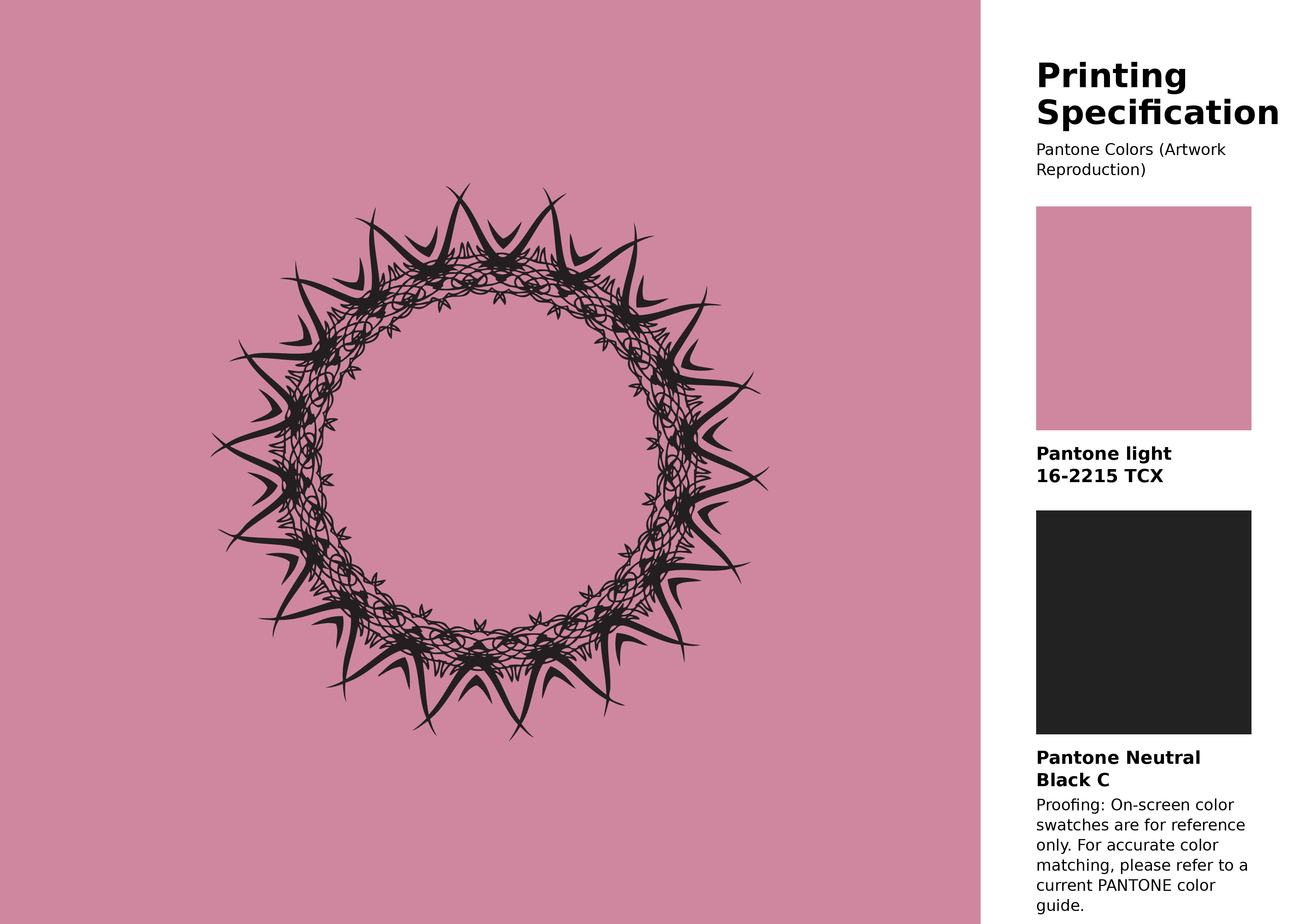Hex Color #ce879f | Printing Match PANTONE 16-2215 TCX | Color ...
