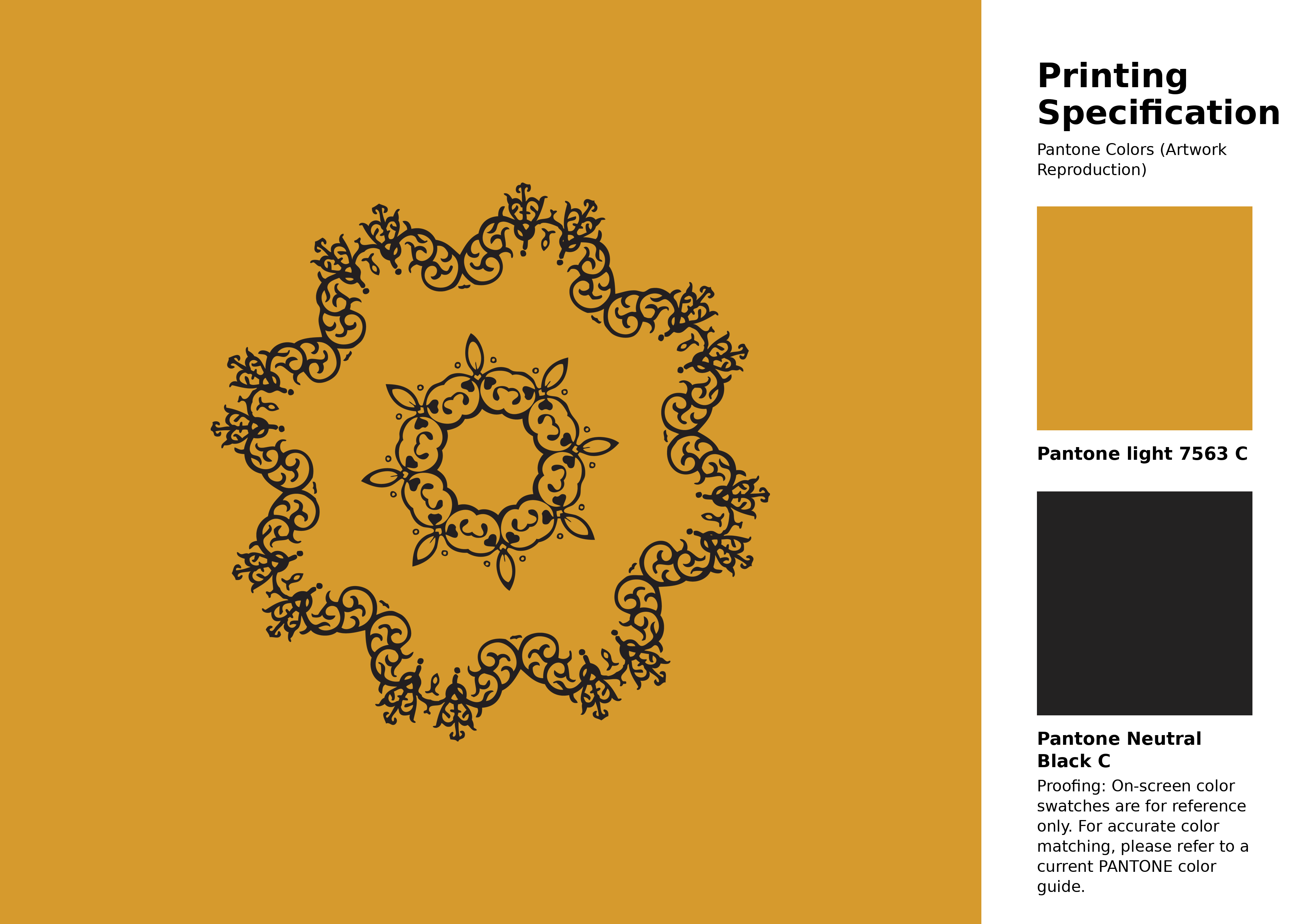 Hex Color #d69a2d | Printing Match PANTONE 7563 C | Color conversion ...