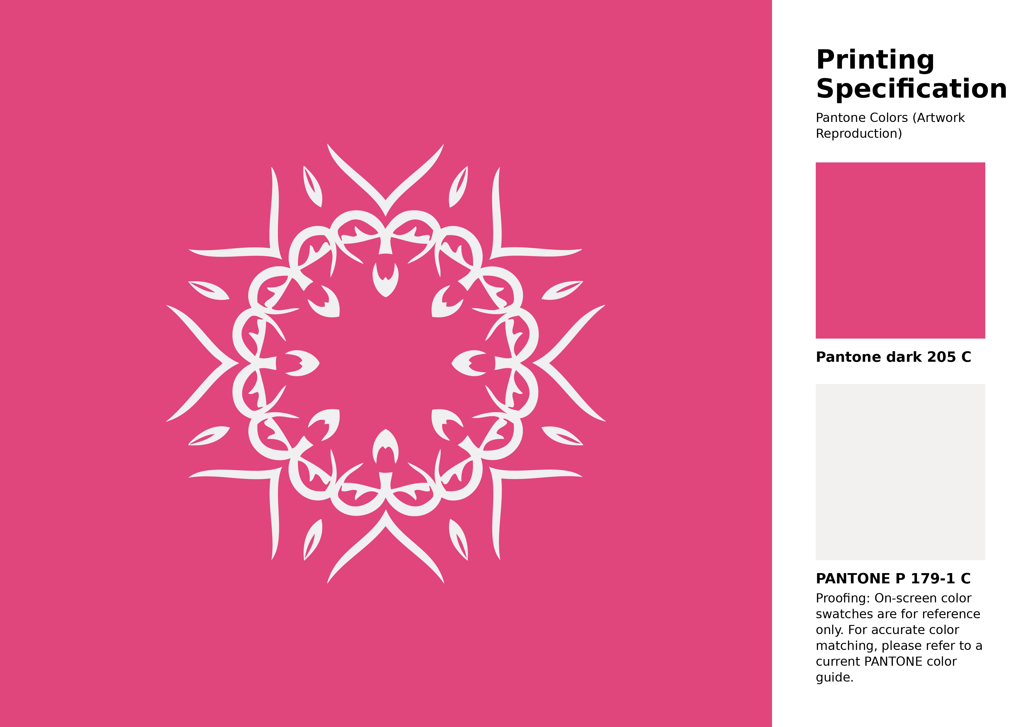 Hex Color #e0457b | Printing Match PANTONE 205 C | Color conversion ...