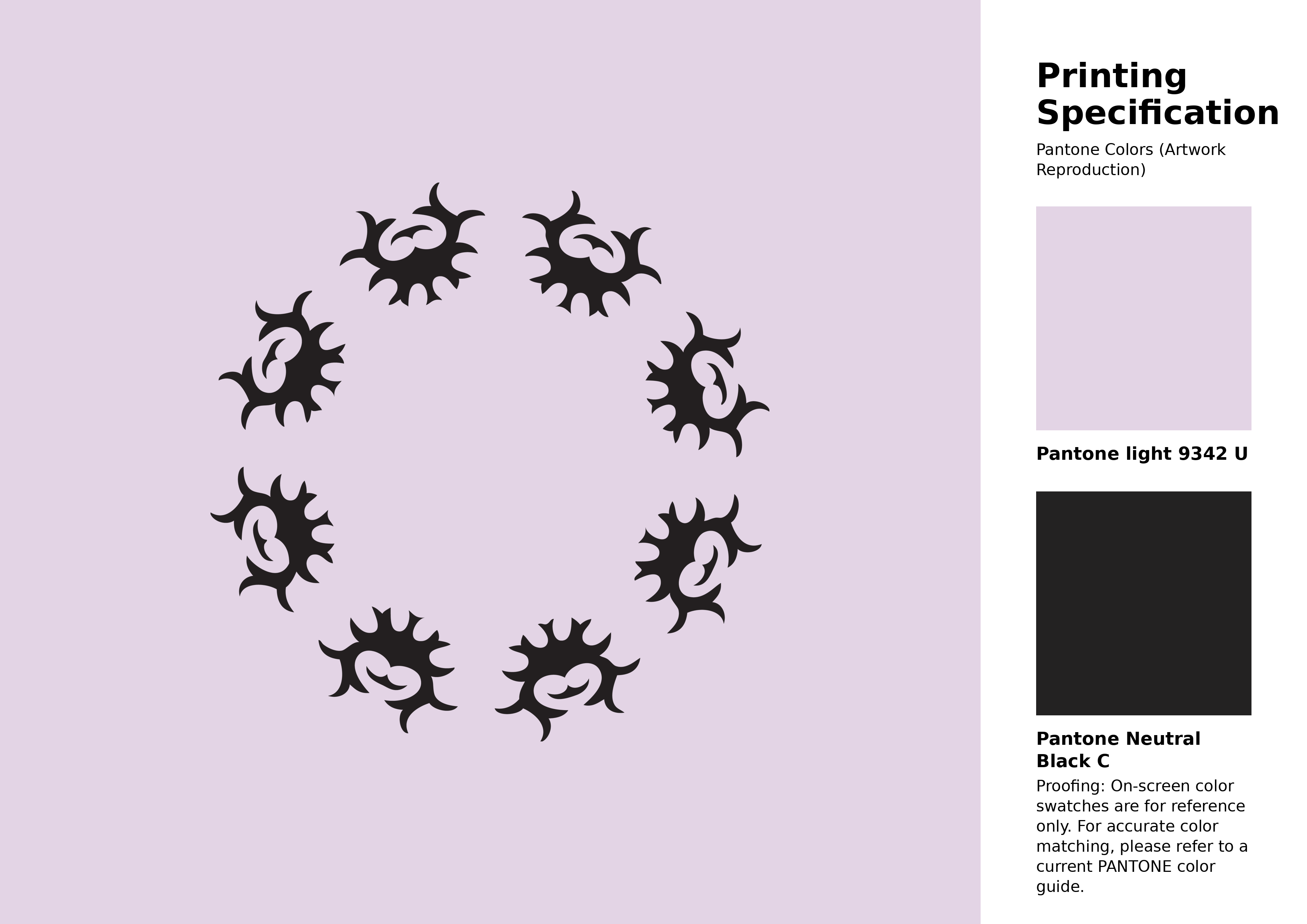 Hex Color #e3d4e5 | Printing Match PANTONE 9342 U | Color conversion ...