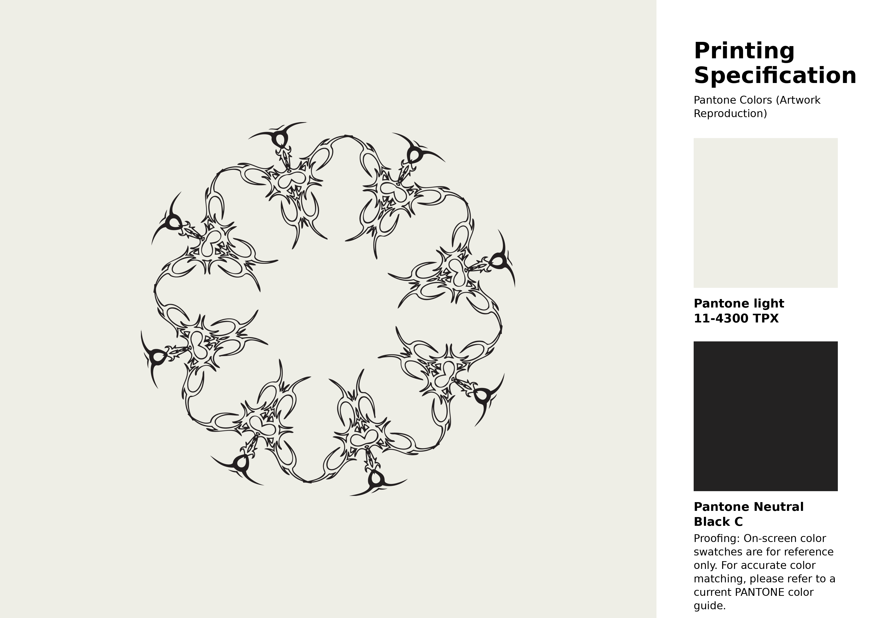 Hex Color #eeeee6 | Pantone PANTONE 11-4300 TPX | Hsl | Rgb