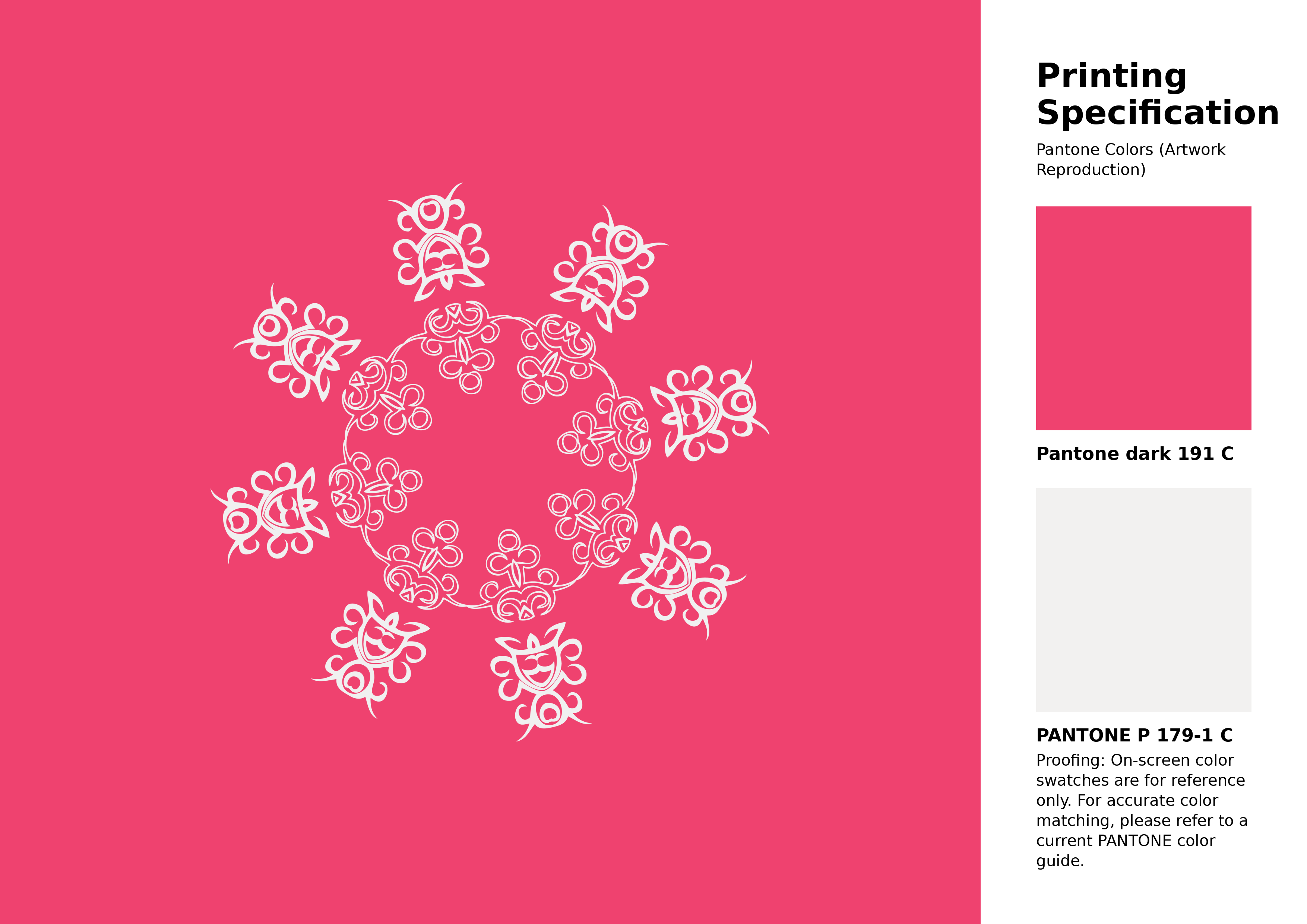 Hex Color #ef426f | Pantone PANTONE 191 C | Hsl | Rgb