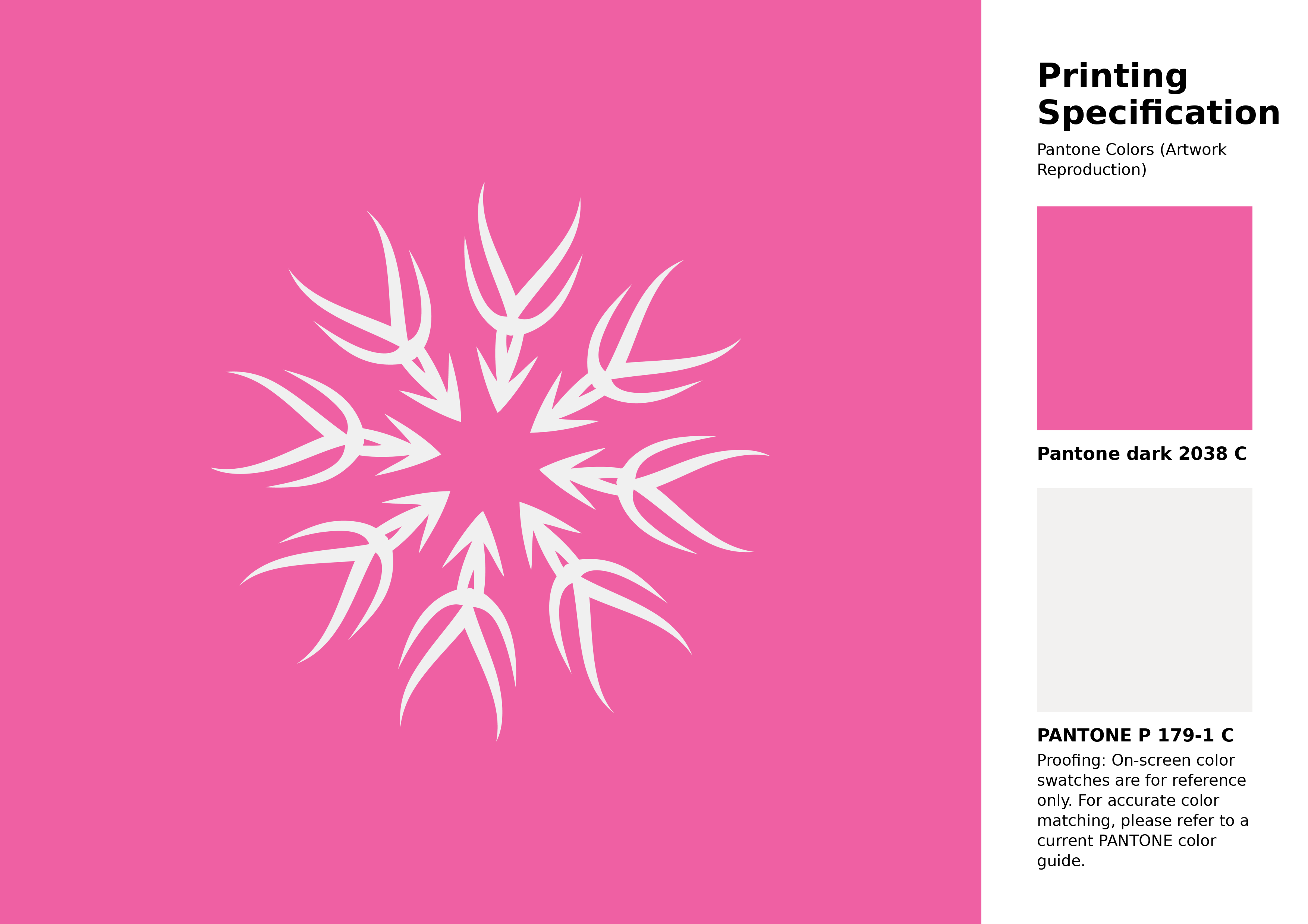 Hex Color #ef60a3 | Printing Match PANTONE 2038 C | Color conversion ...