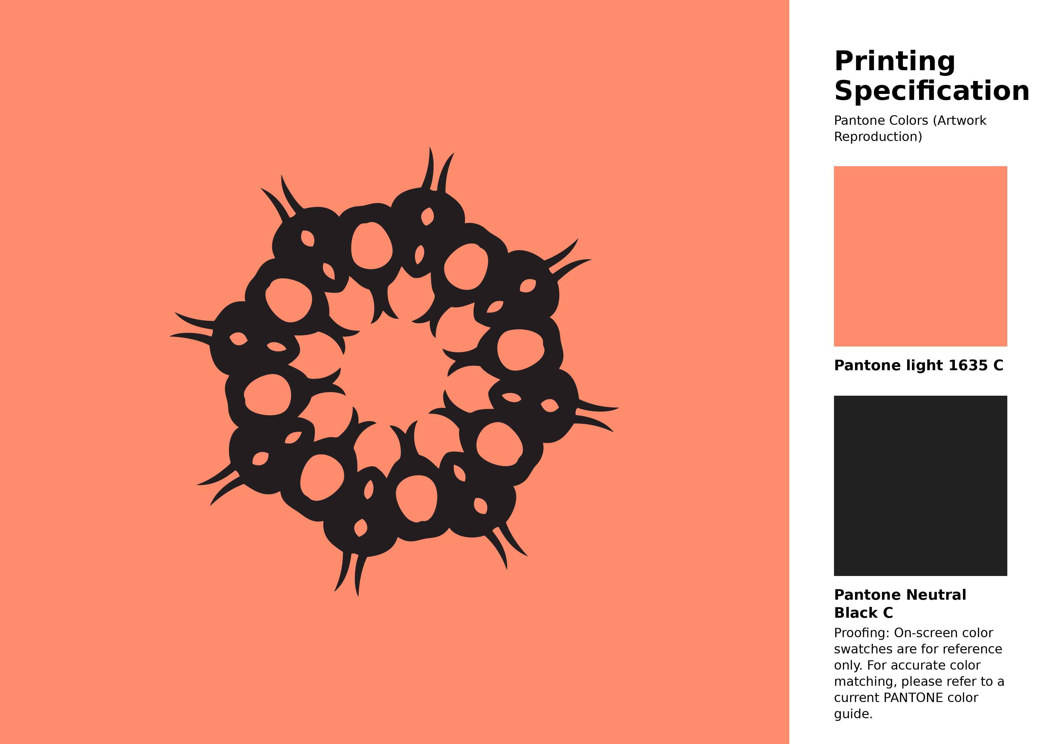 Hex Color #ff8d6d | Printing Match PANTONE 1635 C | Color conversion ...