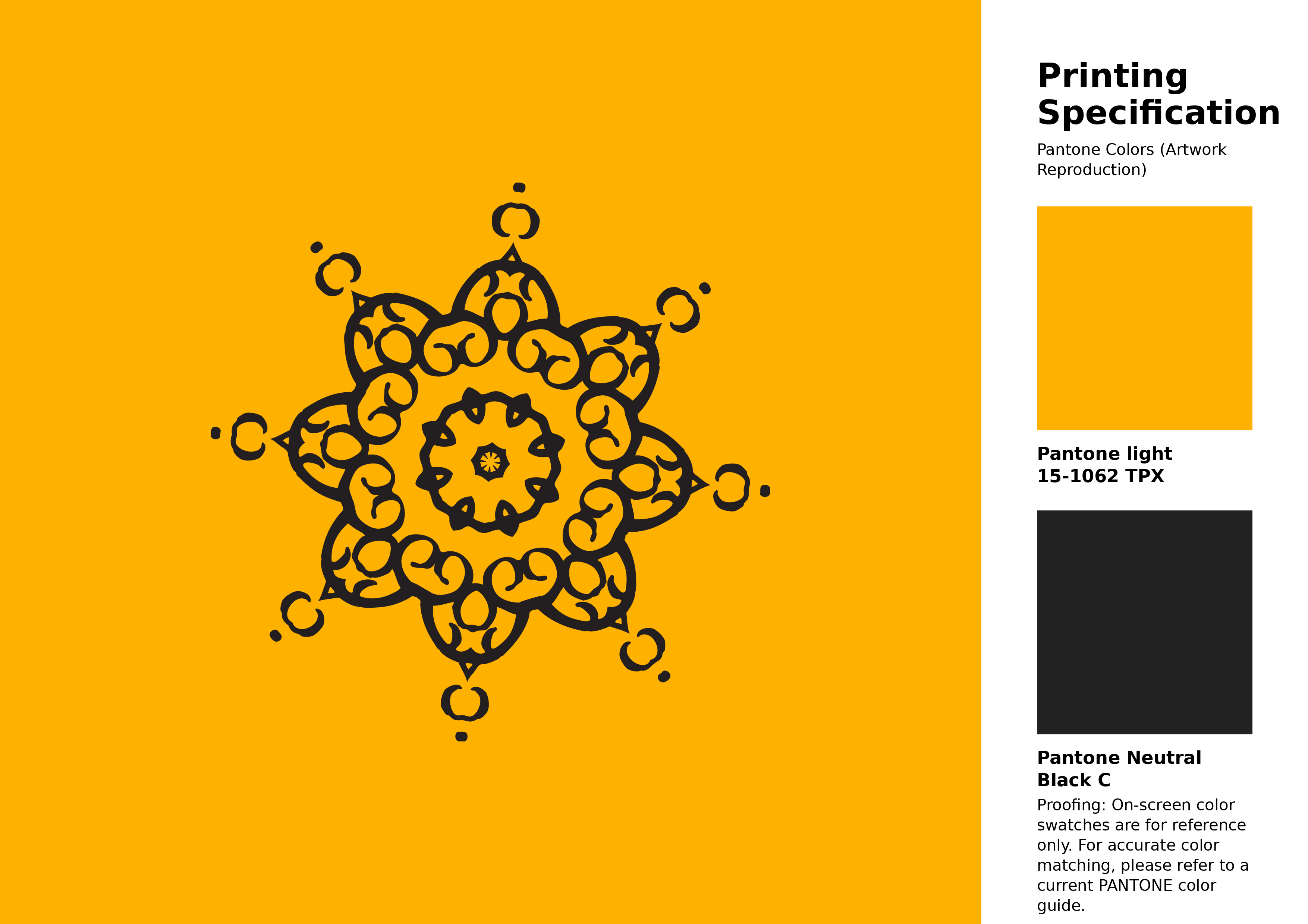 Hex Color #ffb100 | Printing Match PANTONE 15-1062 TPG | Color ...