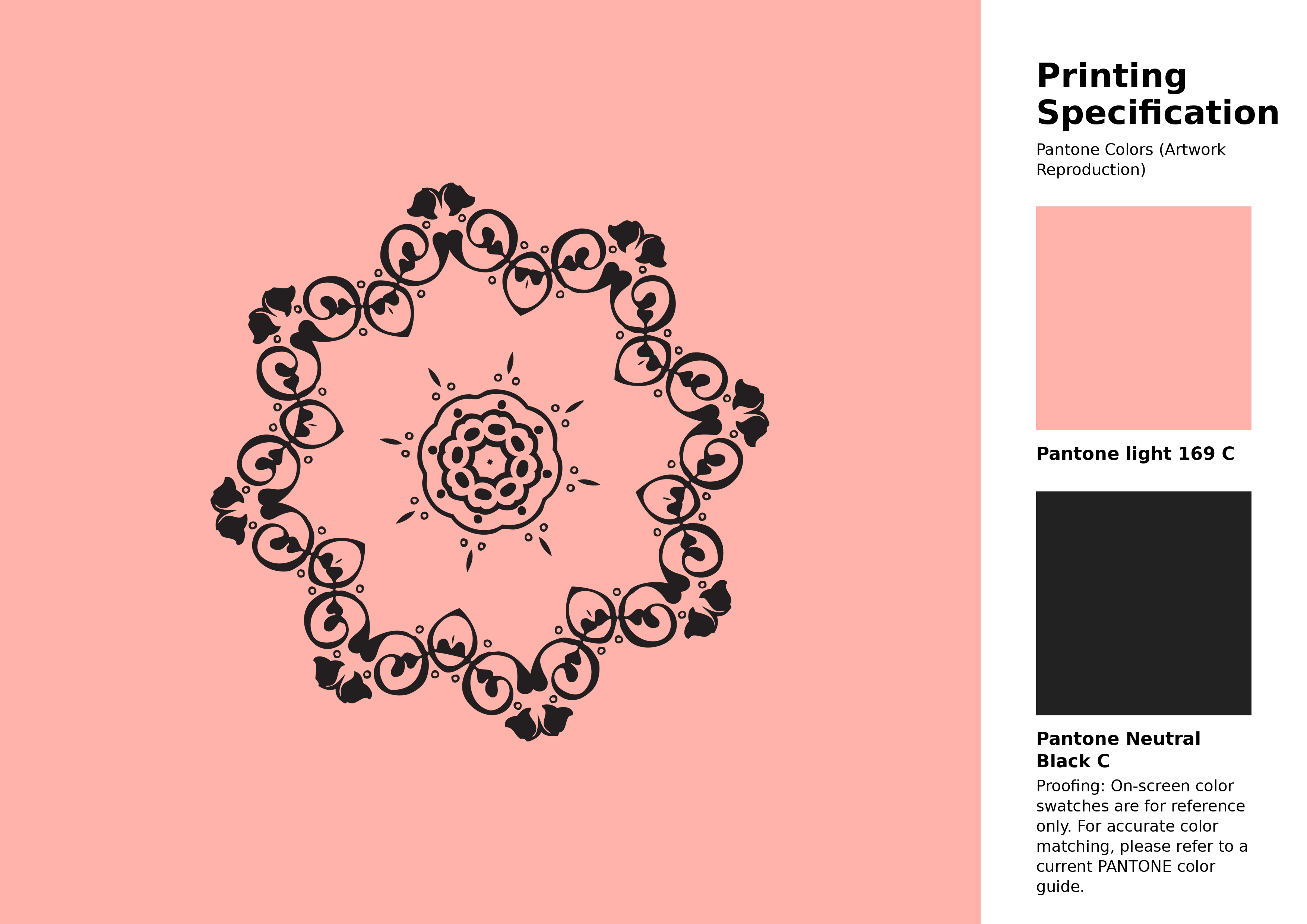Hex Color #ffb3ab | Printing Match PANTONE 169 C | Color conversion ...